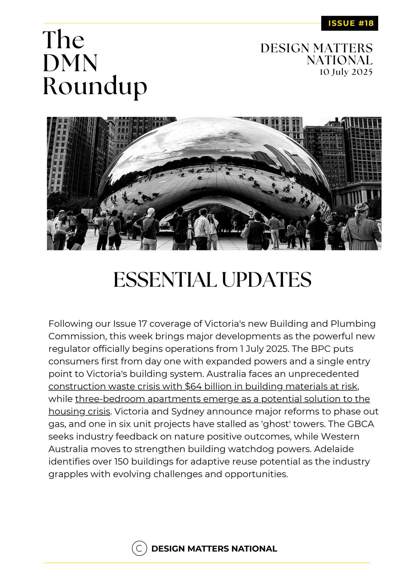 DM WEEKLY ROUNDUP ISSUE 18.pdf by Design Matters National - Issuu
