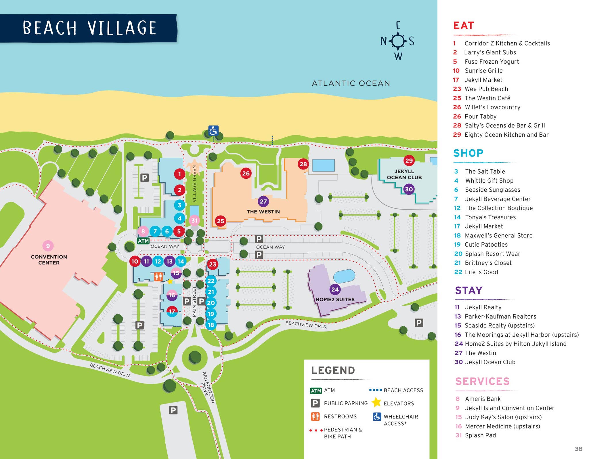 Map_Beach Village by Jekyll Island - Issuu