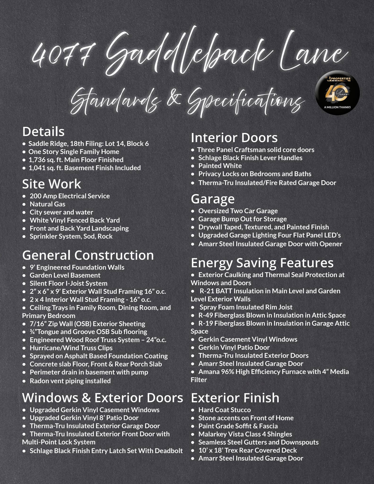 4077 Saddleback Ln Spec Sheet-Issuu by #1 Properties - Issuu