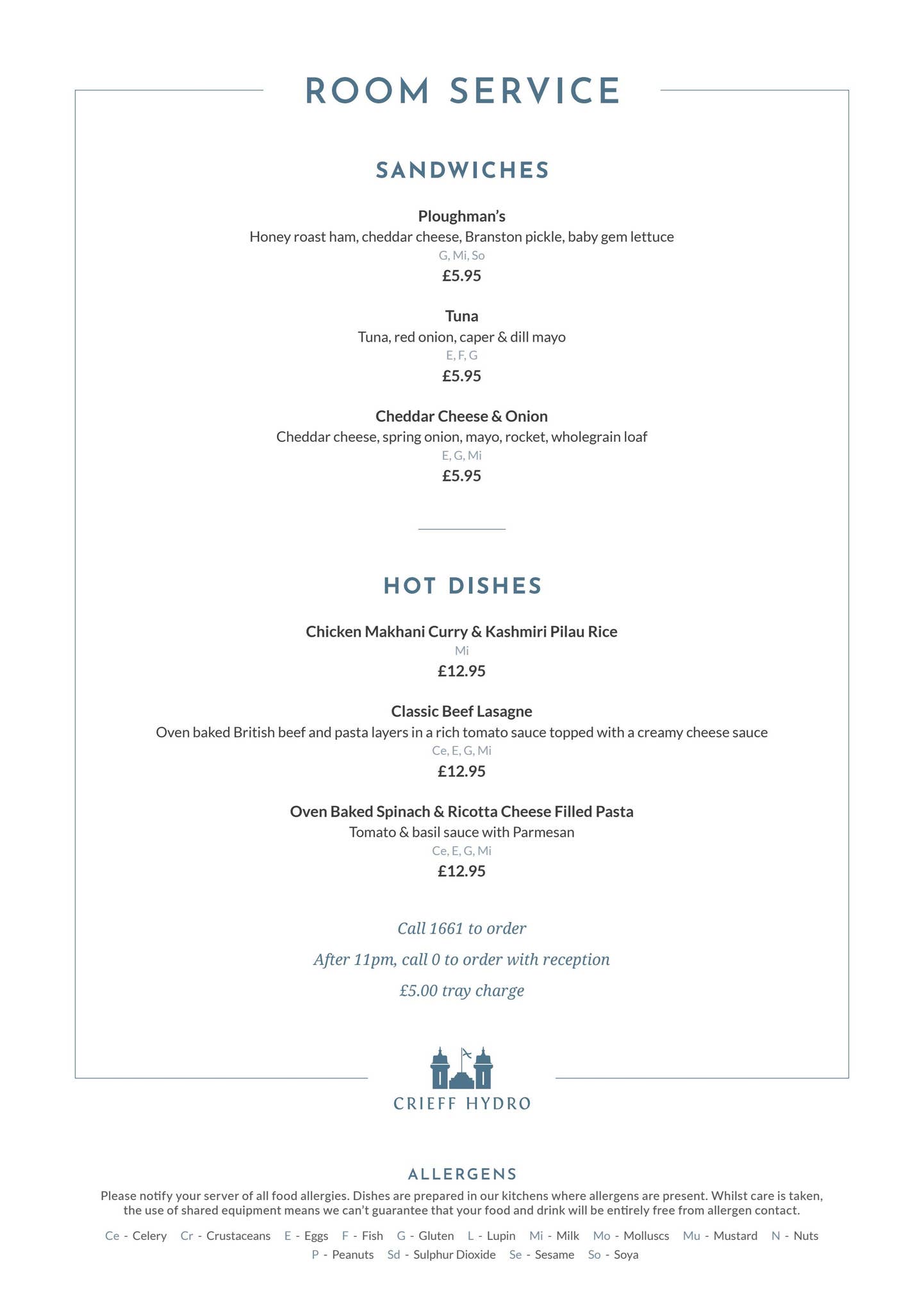 Room Service | Crieff Hydro Hotel by Crieff Hydro Family of Hotels - Issuu