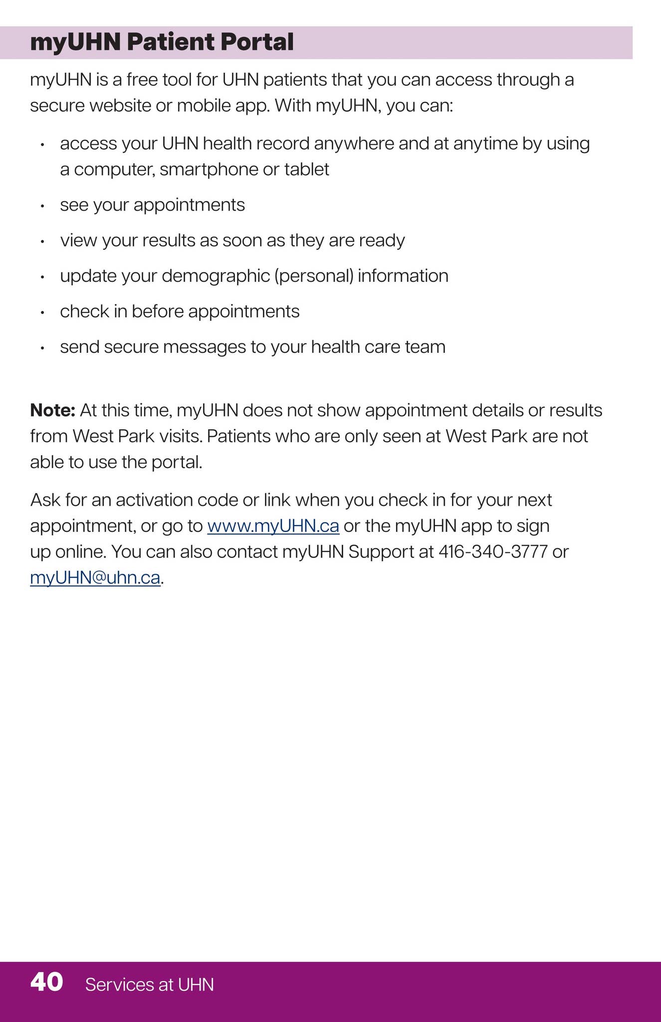 UHN Toronto General Hospital Patient Service Guide by Willow Publishing ...