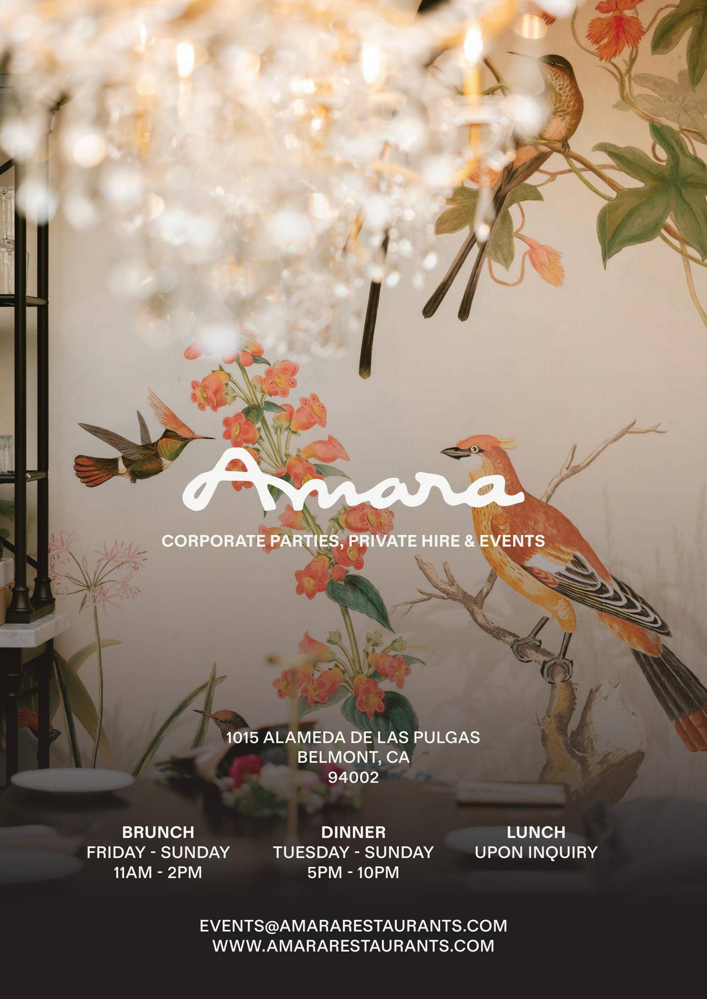 Amara Private Events by Amara Restaurant - Issuu