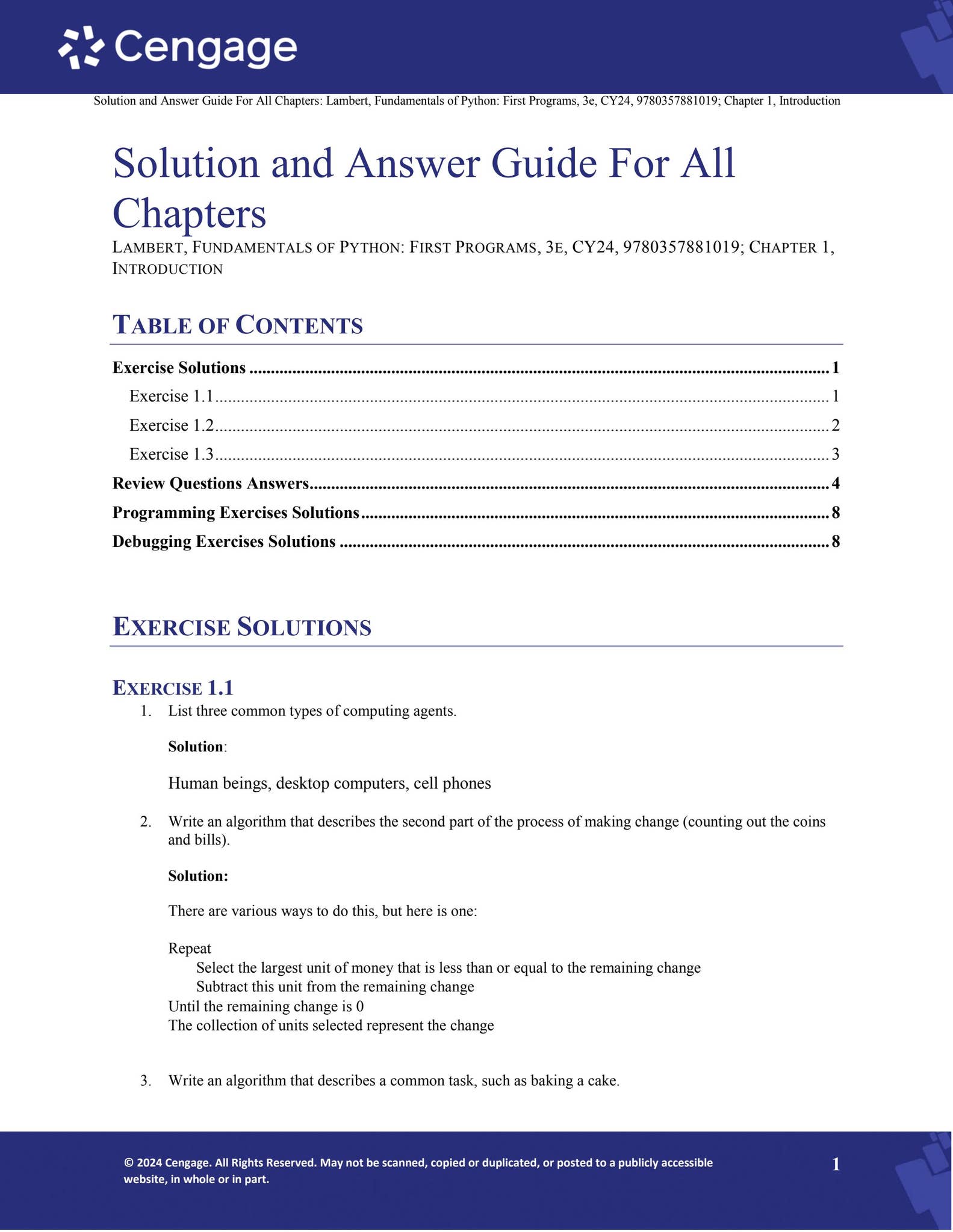 Solution Manual for Fundamentals of Python First Programs, 3rd Edition ...