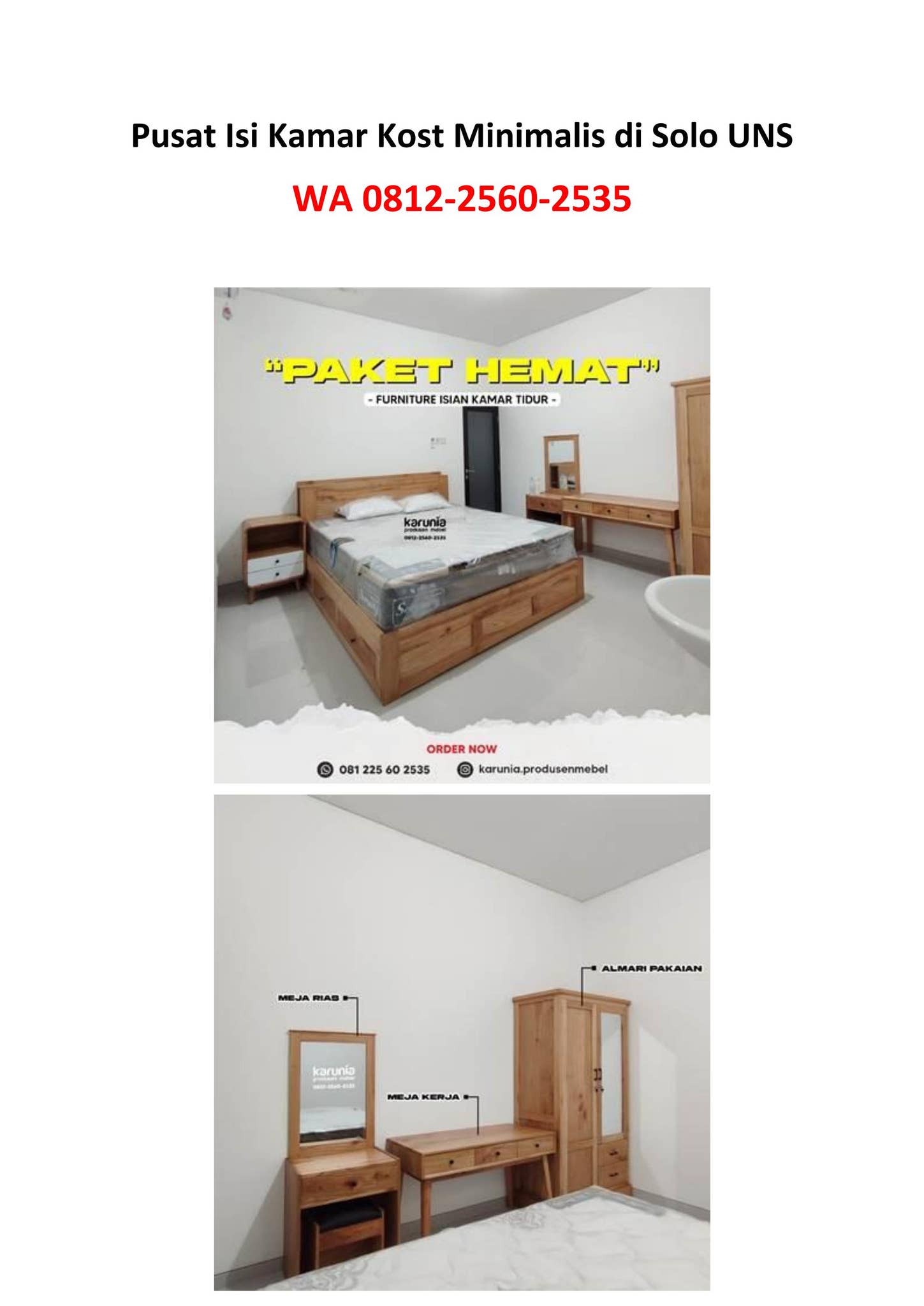 Pusat Isi Kamar Kost Minimalis di Solo UNS by ...
