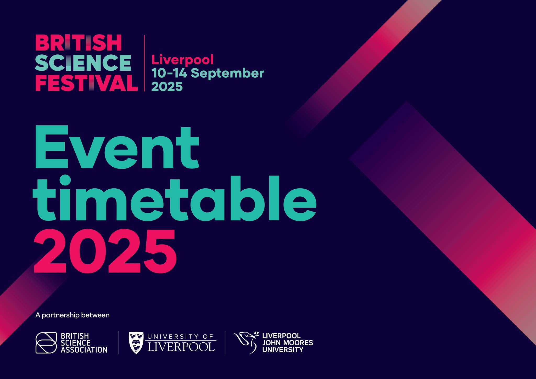 British Science Festival 2025 timetable by British Science Association ...