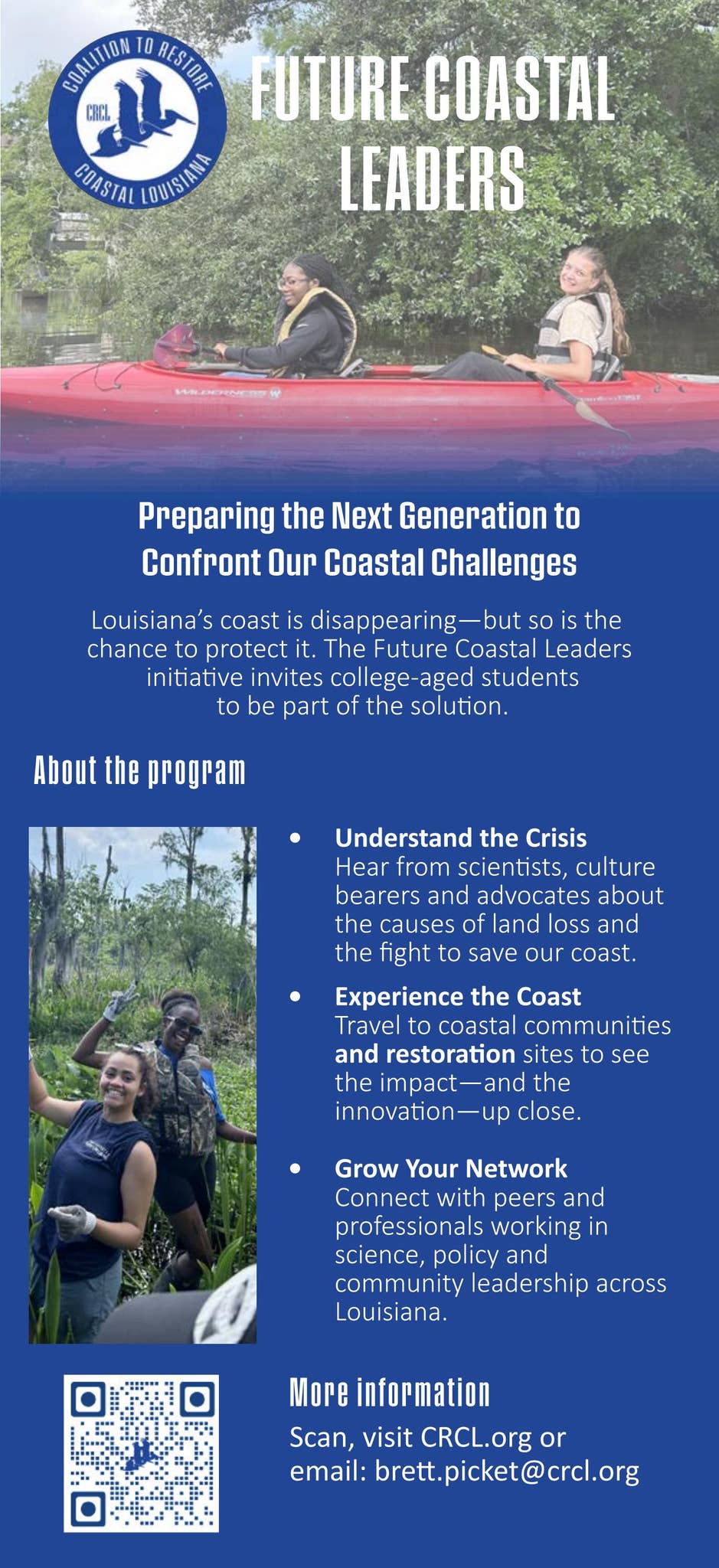 Future Coastal Leaders Brochure by Coalition to Restore Coastal ...