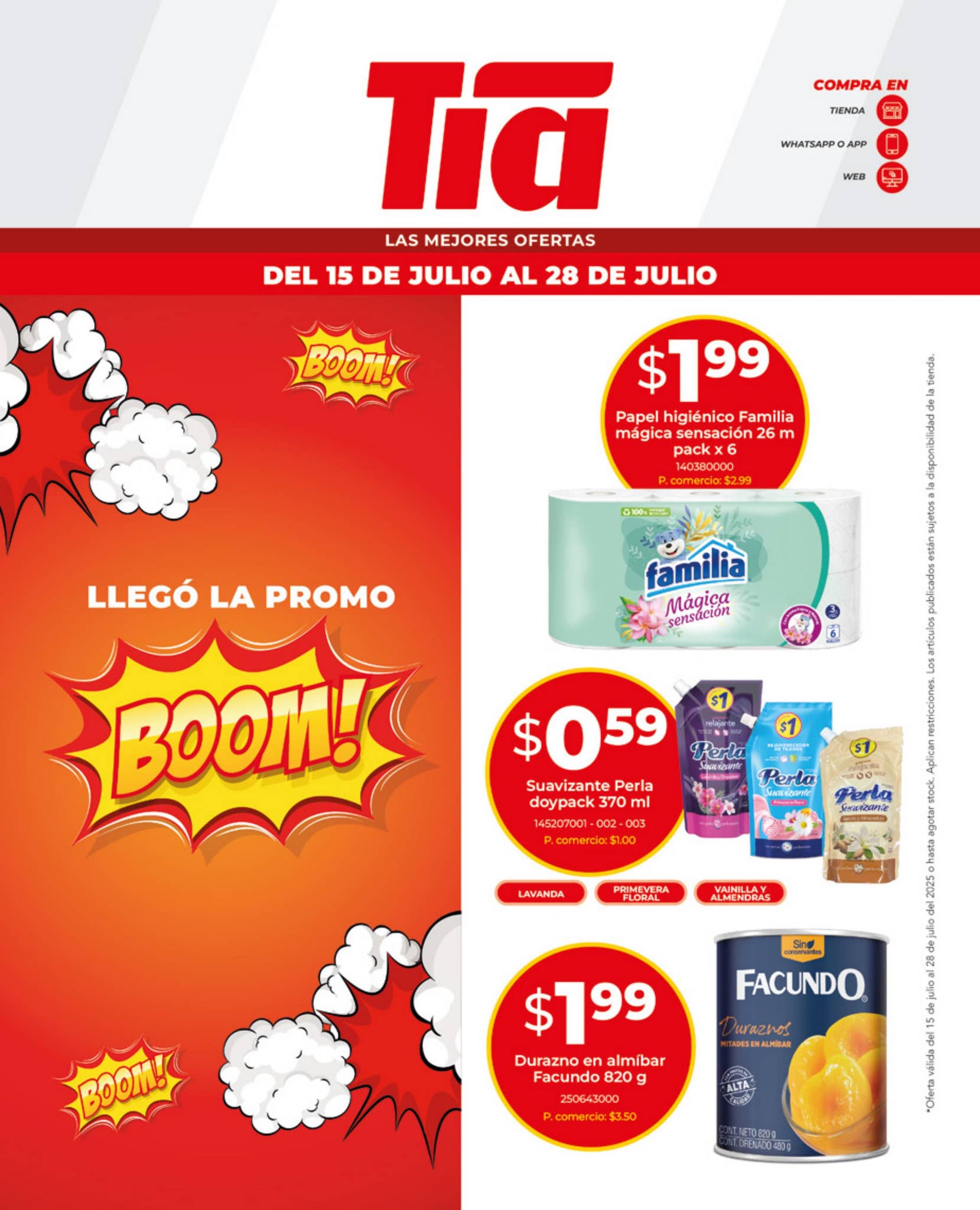 APROVECHAS NUESTRAS OFERTIAS | 2Q JULIO 2025 by Almacenes Tía - Issuu