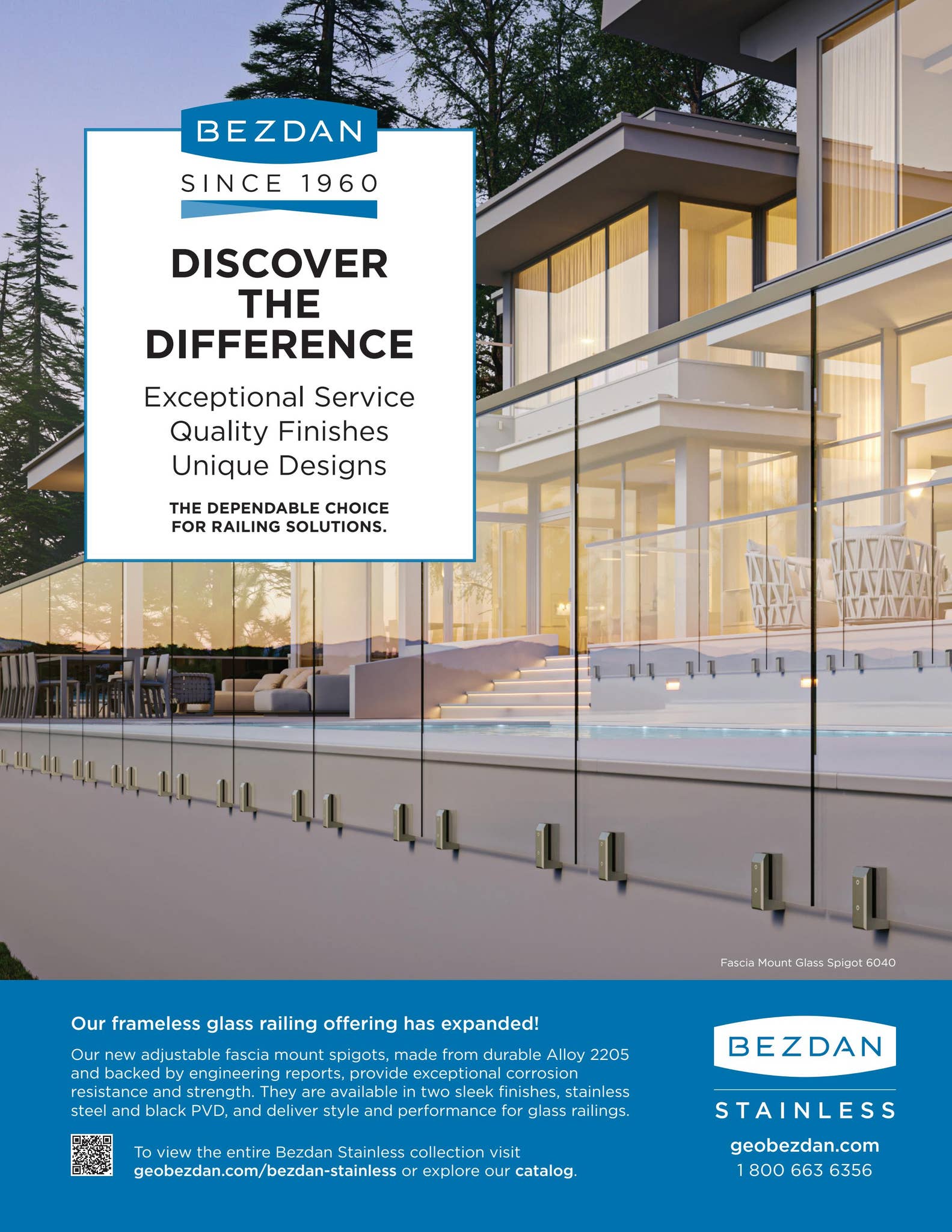 Glass Railing: New Product Release for Bezdan Stainless Fascia Mount ...