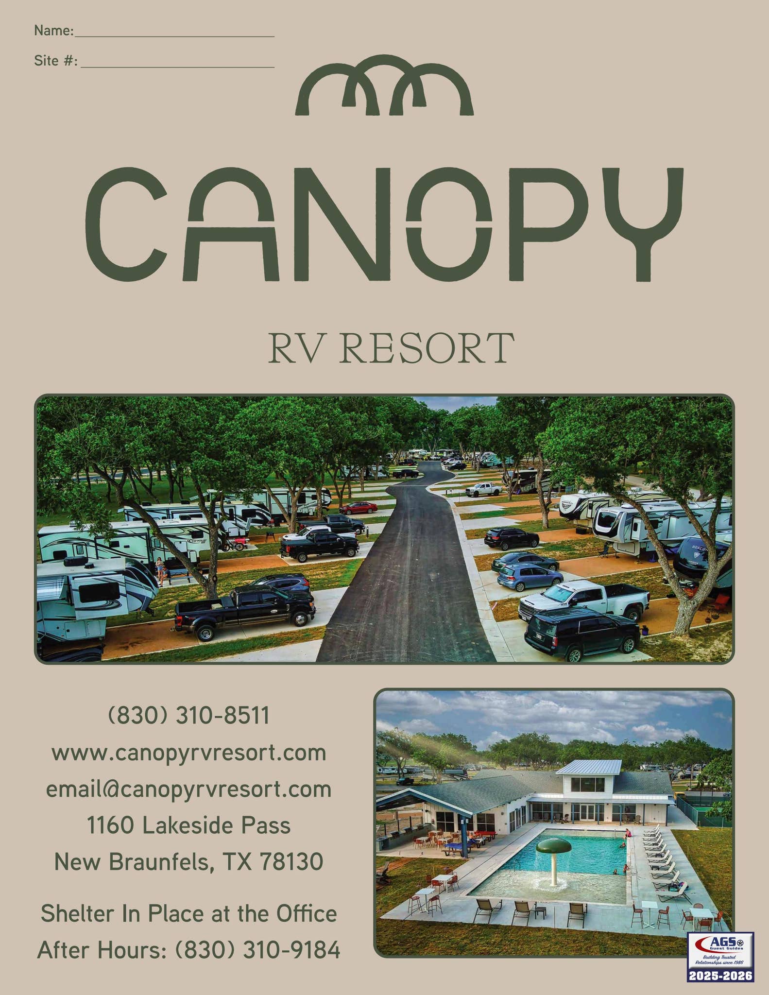 Canopy RV Resort by AGS/Texas Advertising - Issuu