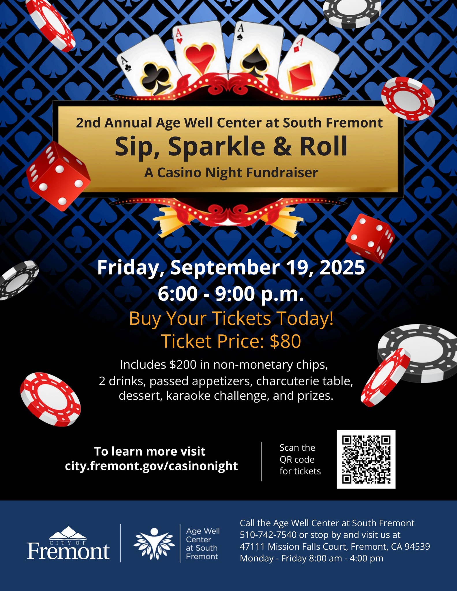 2nd Annual Sip, Sparkle & Roll - A Casino Night Fundraiser by City of ...