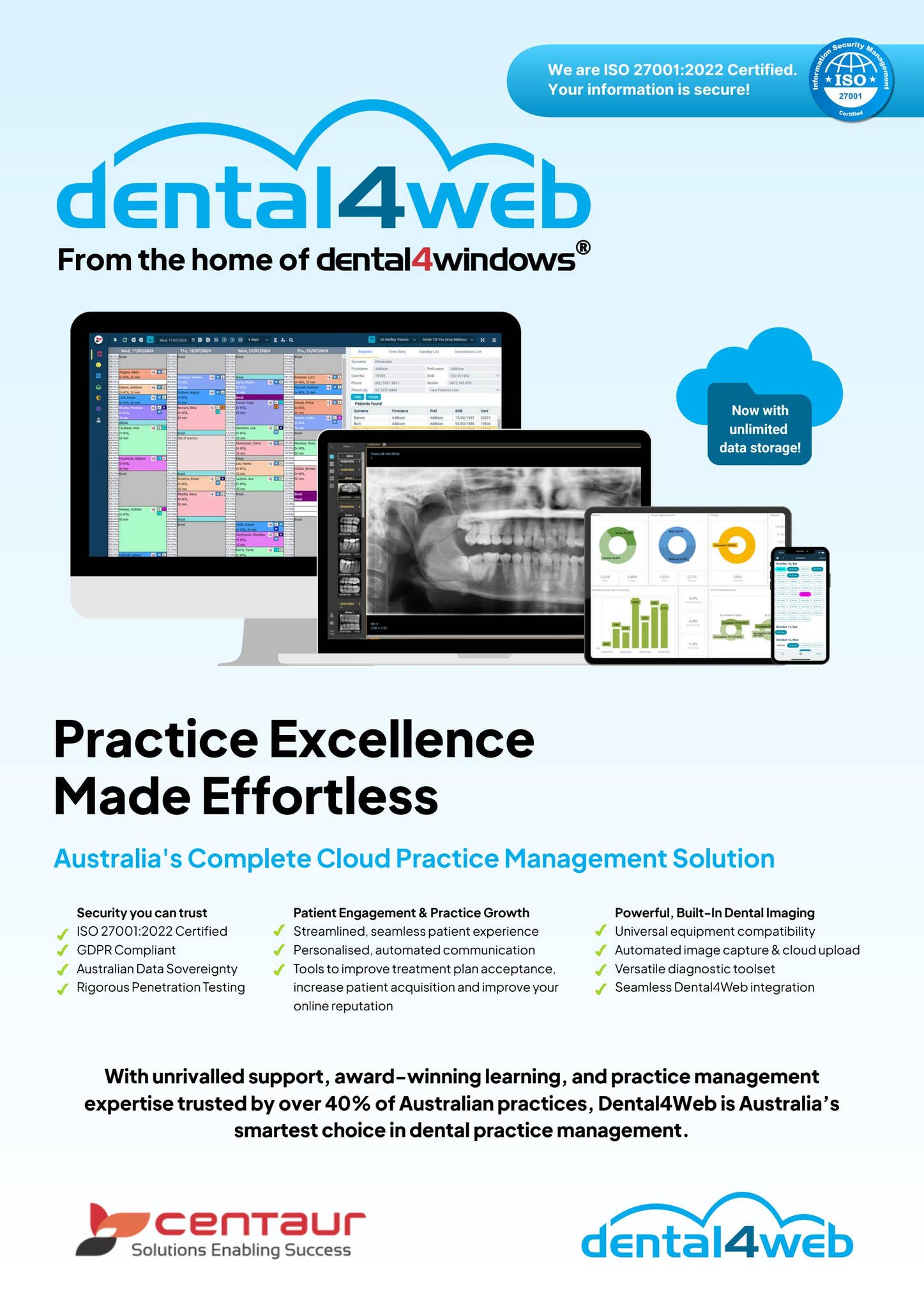 Dental4Web: Intuitive, Web-Based Practice Management for The Modern Dentist by Centaur Software ...