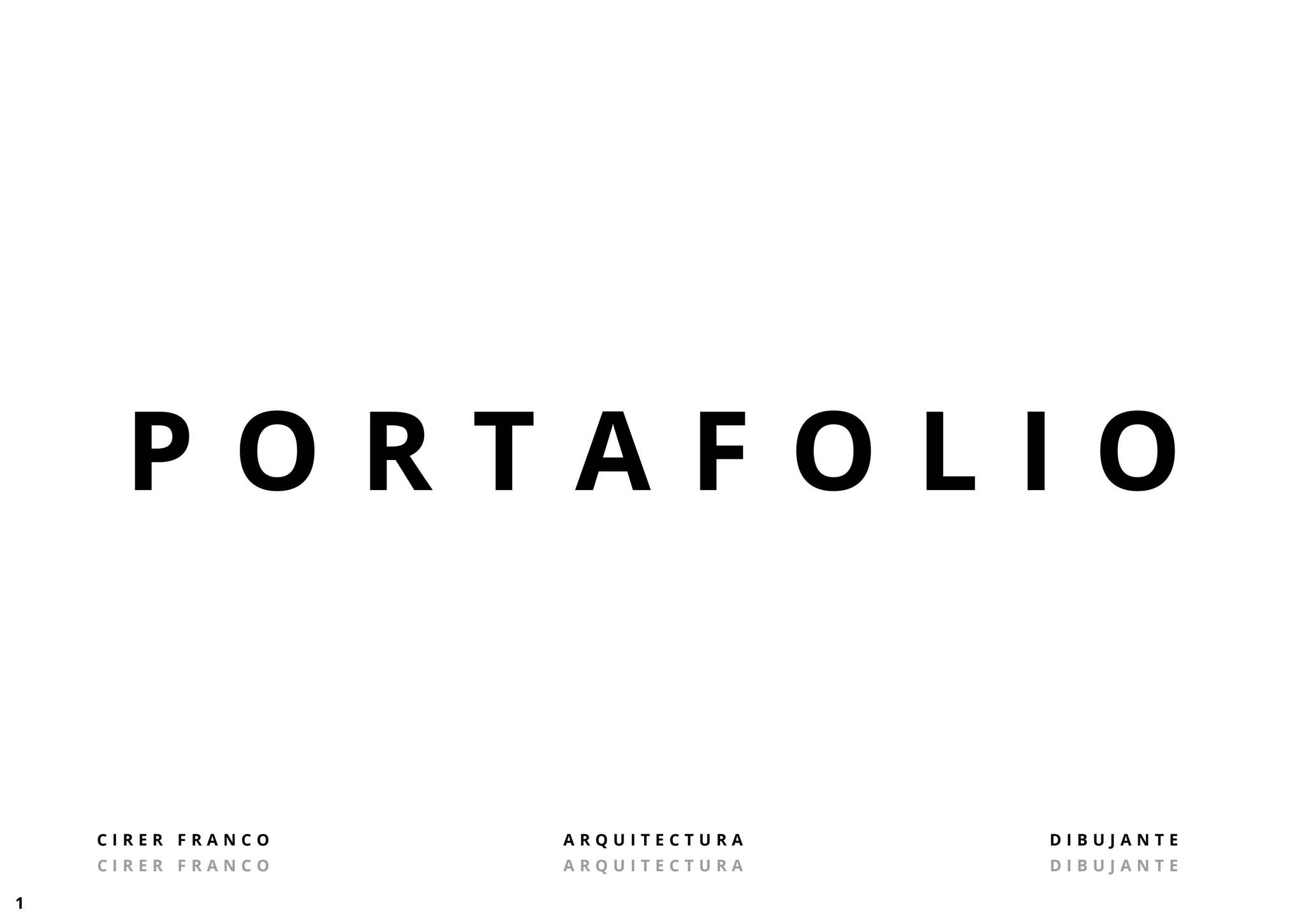 PORTAFOLIO ARQUITECTURA by Franco Cirer - Issuu