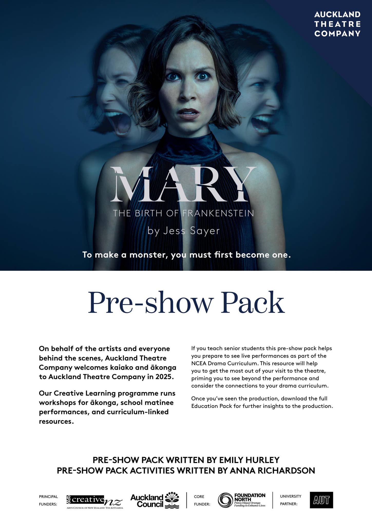MARY: The Birth of Frankenstein by Jess Sayer :: Creative Learning Pre ...