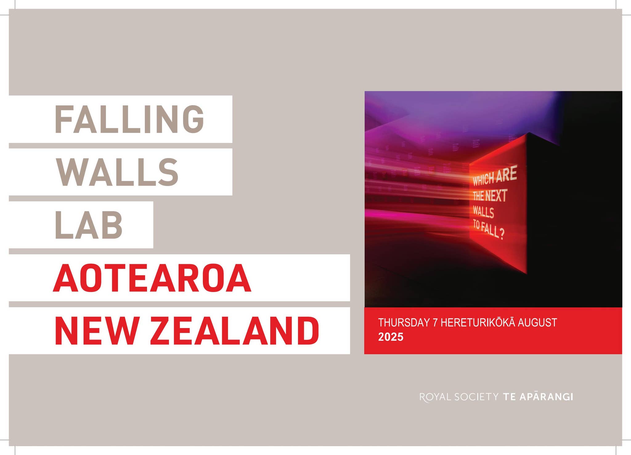 Falling Walls Lab Aotearoa New Zealand programme 2025 by Royal Society Te Apārangi - Issuu