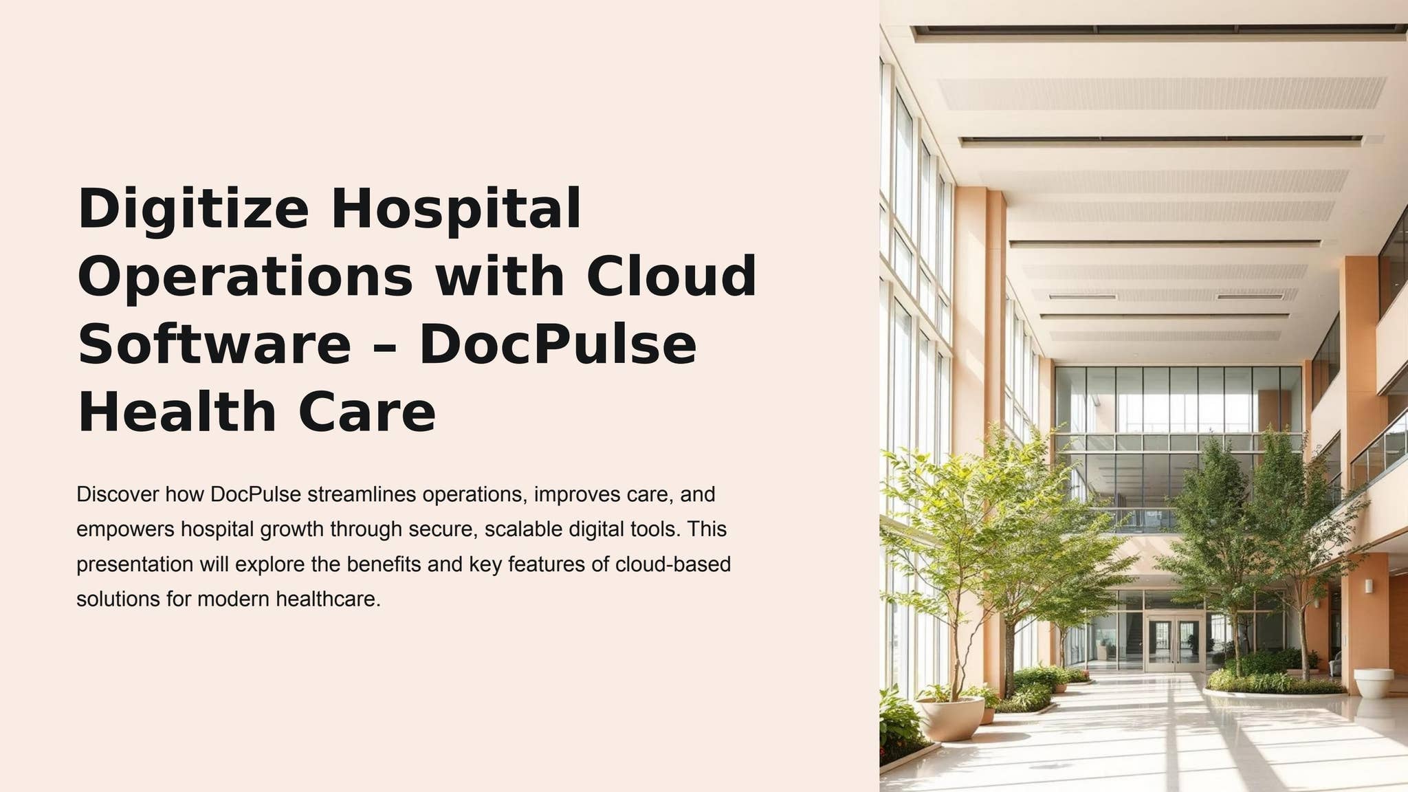 Digitize Hospital Operations with Cloud Software – DocPulse Health Care ...