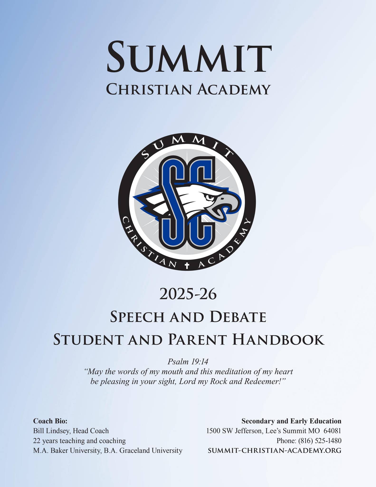 2025-26 Speech and Debate Handbook by SummitChristianAcademy - Issuu