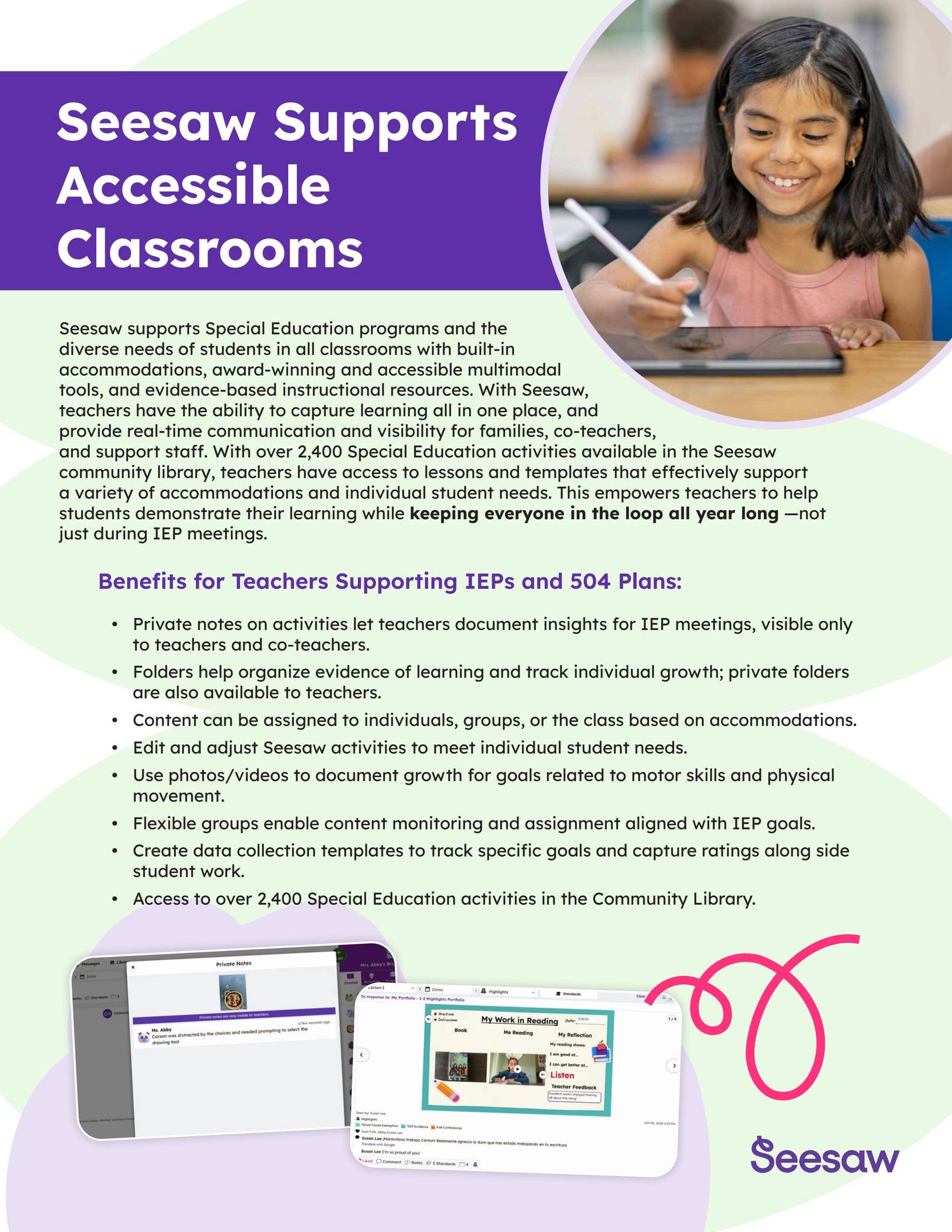Seesaw Supports Accessible Classrooms by seesawlearning - Issuu
