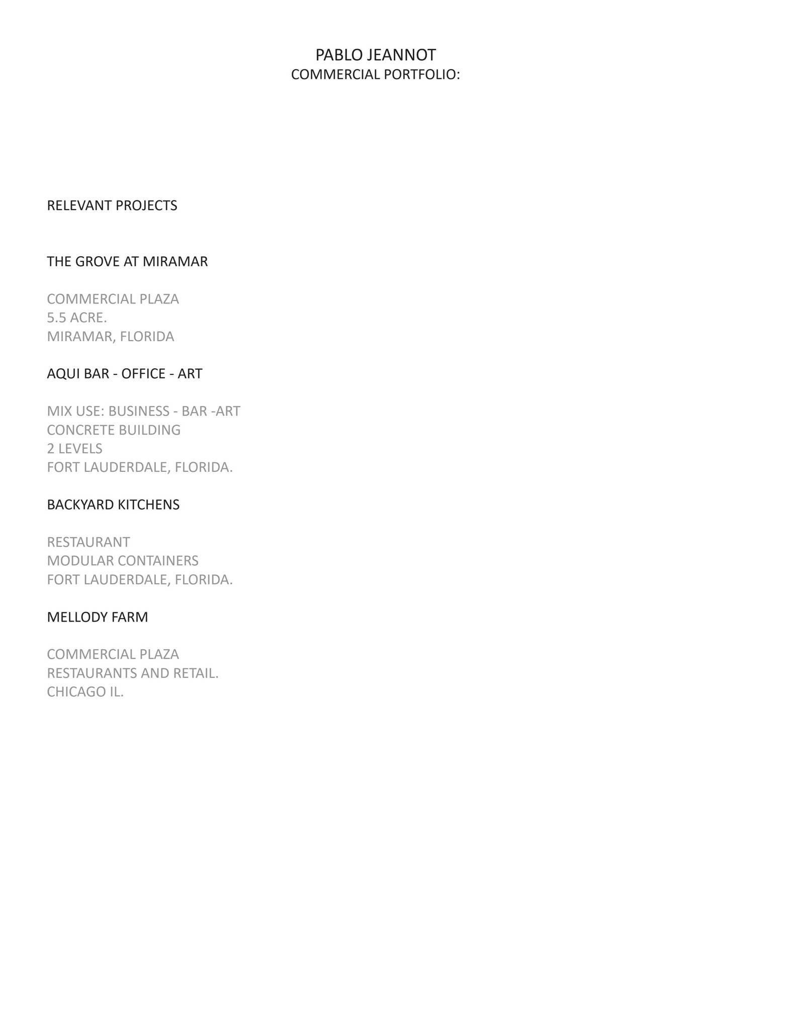 2024 0721 - COMMERCIAL PORTFOLIO - PABLO JEANNOT by pablojeannot - Issuu