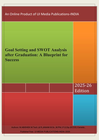 Goal Setting and SWOT Analysis after Graduation.issuu by UI MEDIA ...