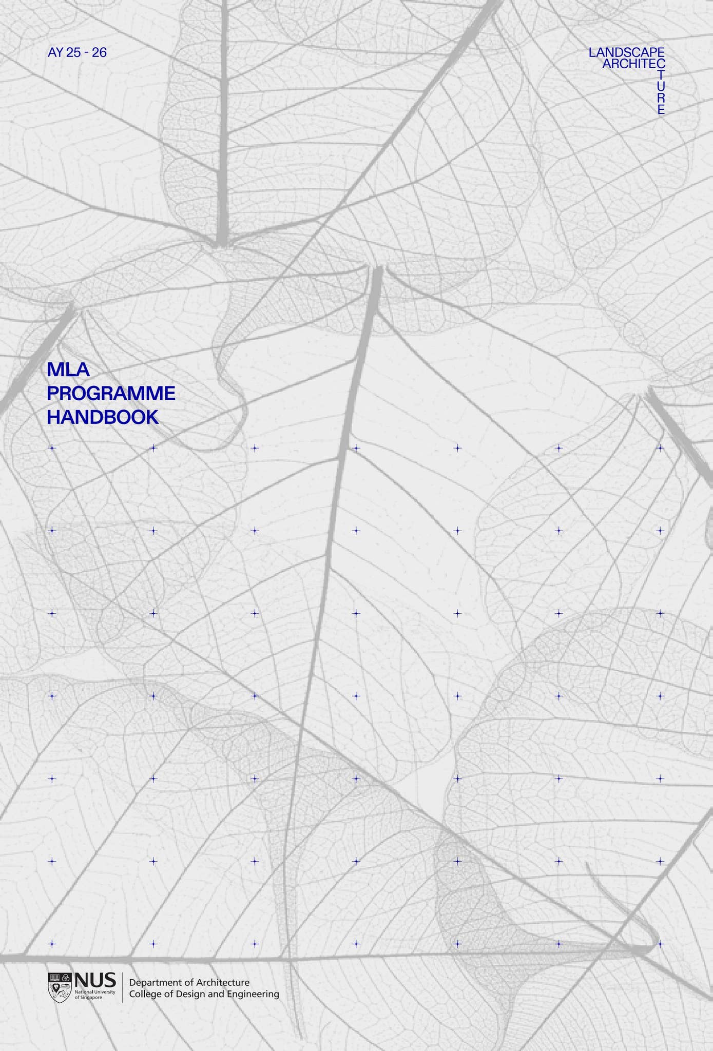 Master of Landscape Architecture (MLA) Programme Handbook AY2025-26 by ...
