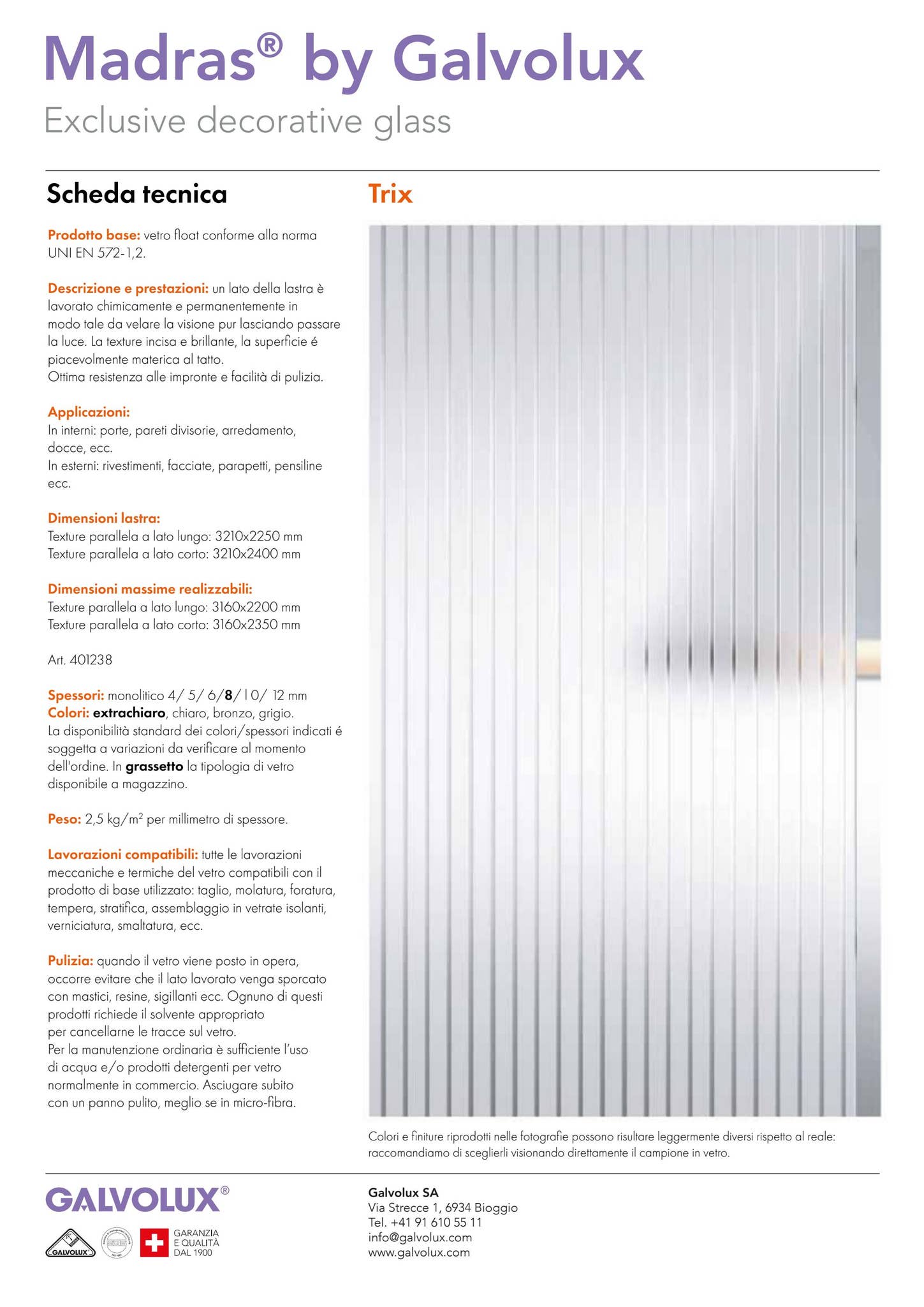 Madras Trix - Scheda Tecnica by Galvolux SA - Issuu