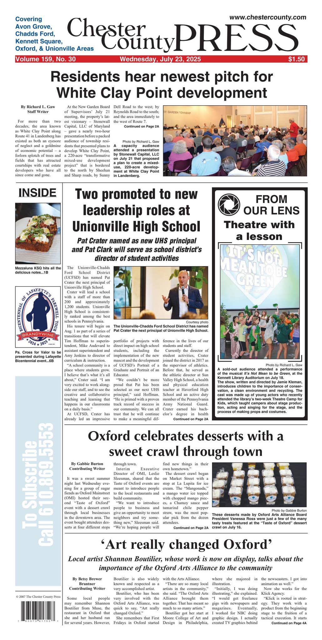 Chester County Press 07-23-2025 Edition by Ad Pro Inc. - Issuu