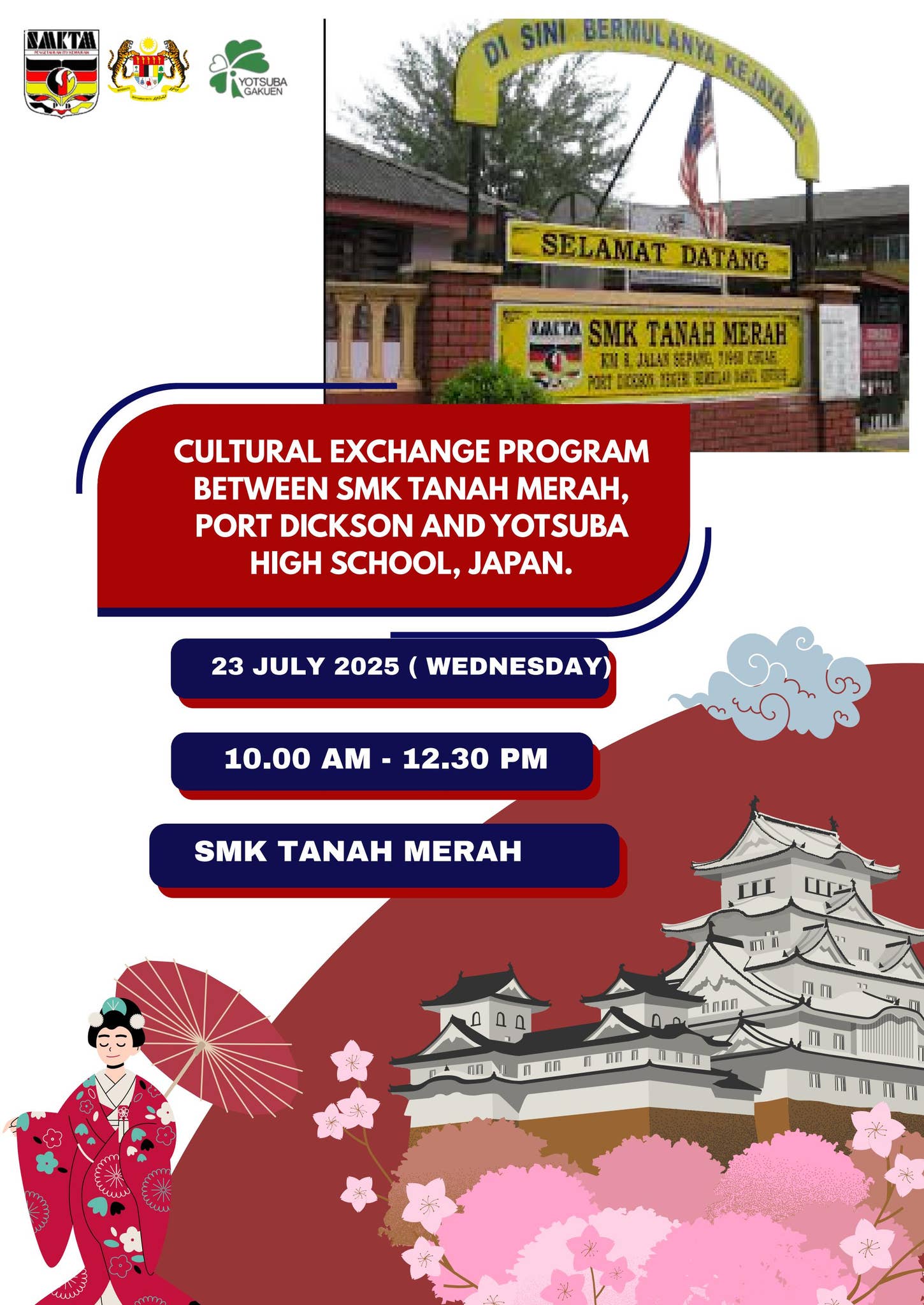 CULTURAL EXCHANGE PROGRAM BETWEEN SMK TANAH MERAH, PORT DICKSON AND ...
