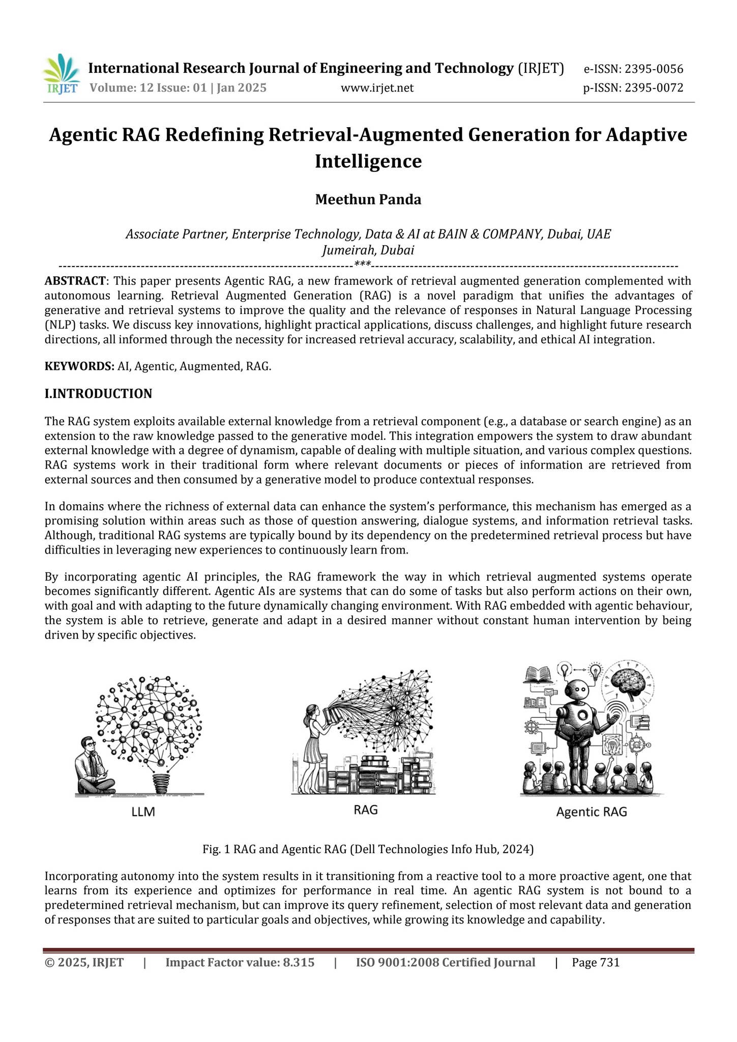 Agentic RAG Redefining Retrieval-Augmented Generation for Adaptive ...