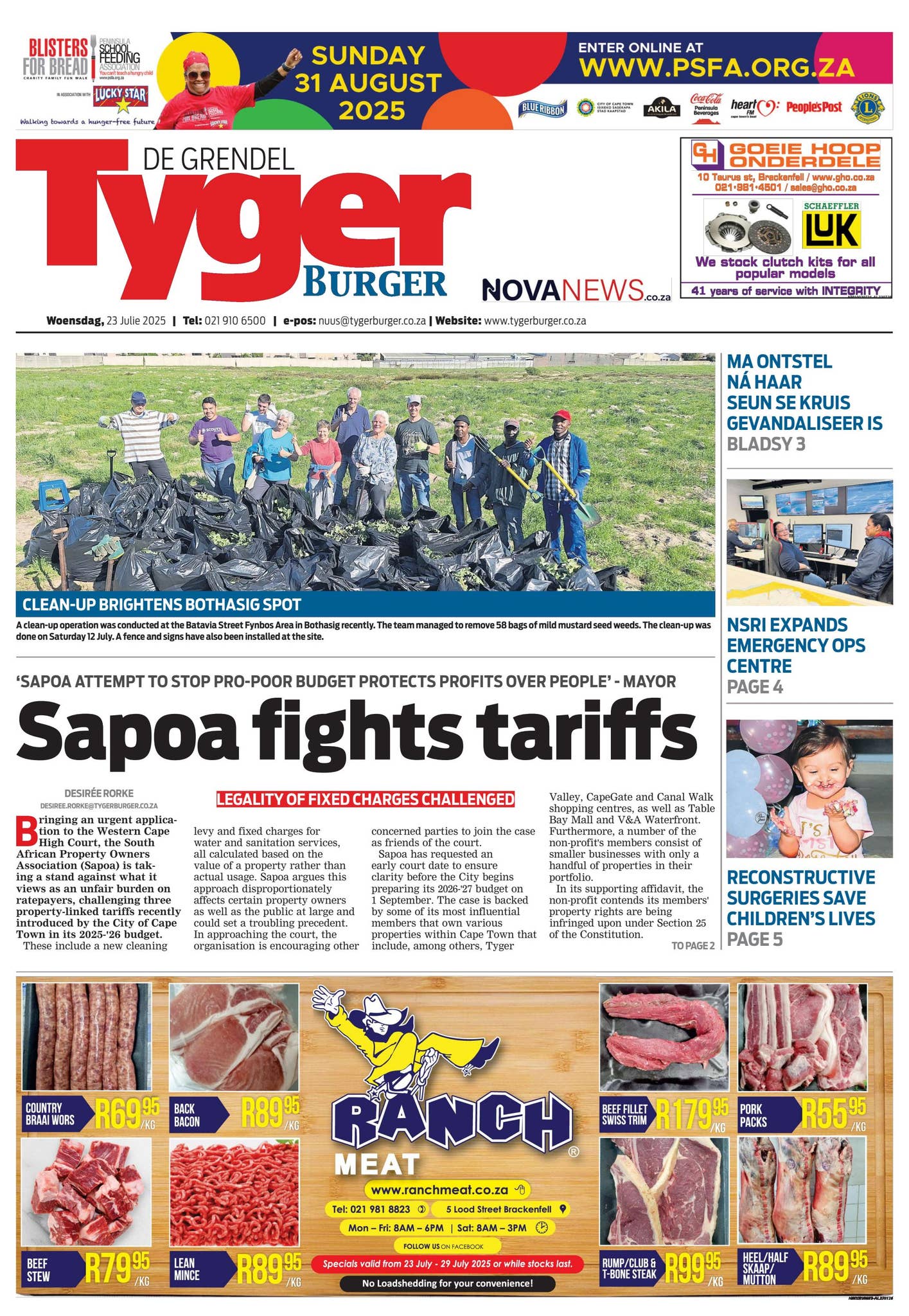 TygerBurger De Grendel E-Edition 23 July 2025 by Novus Media - Issuu