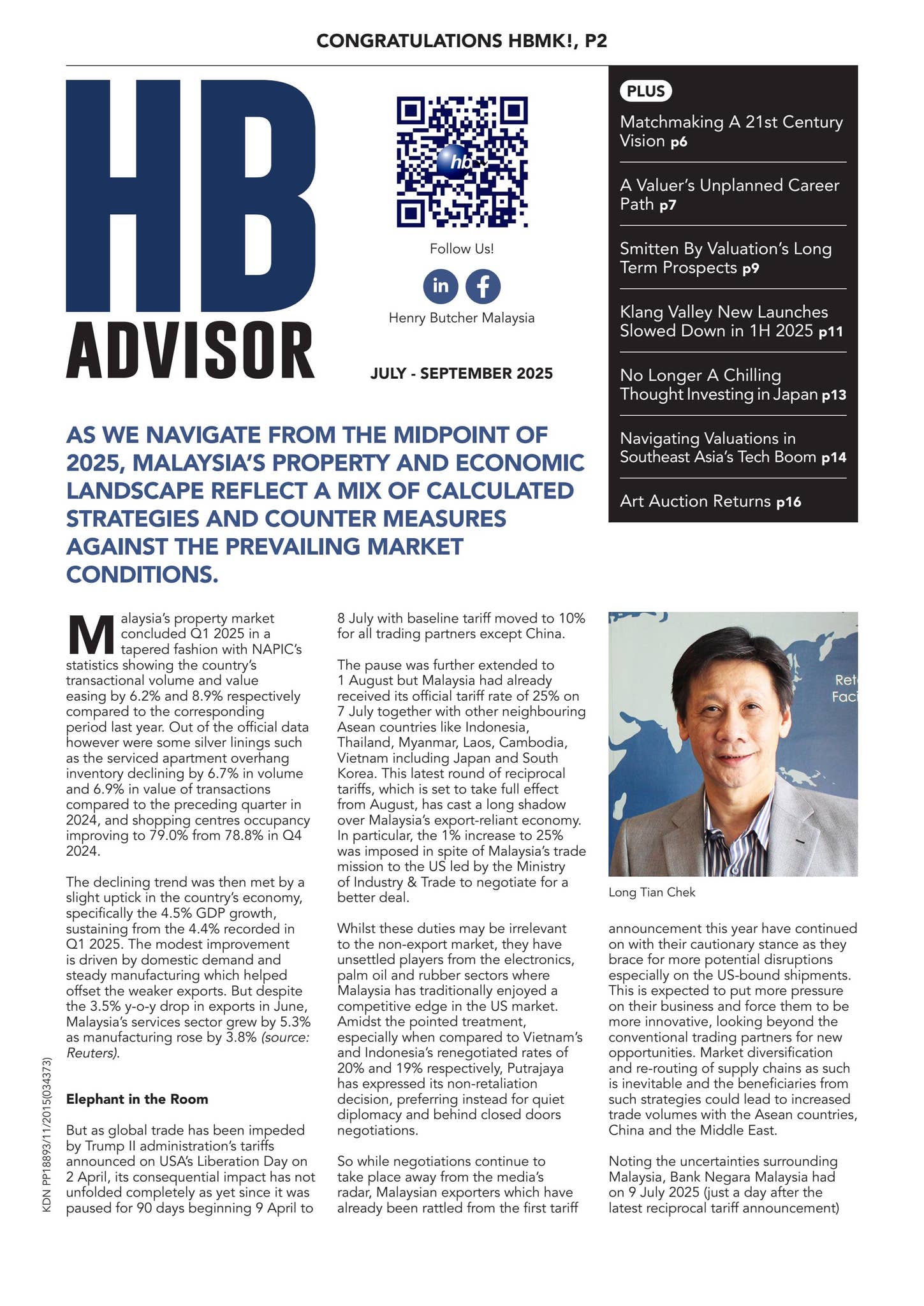 HB Advisor 3Q 2025 by Henry Butcher Malaysia - Issuu