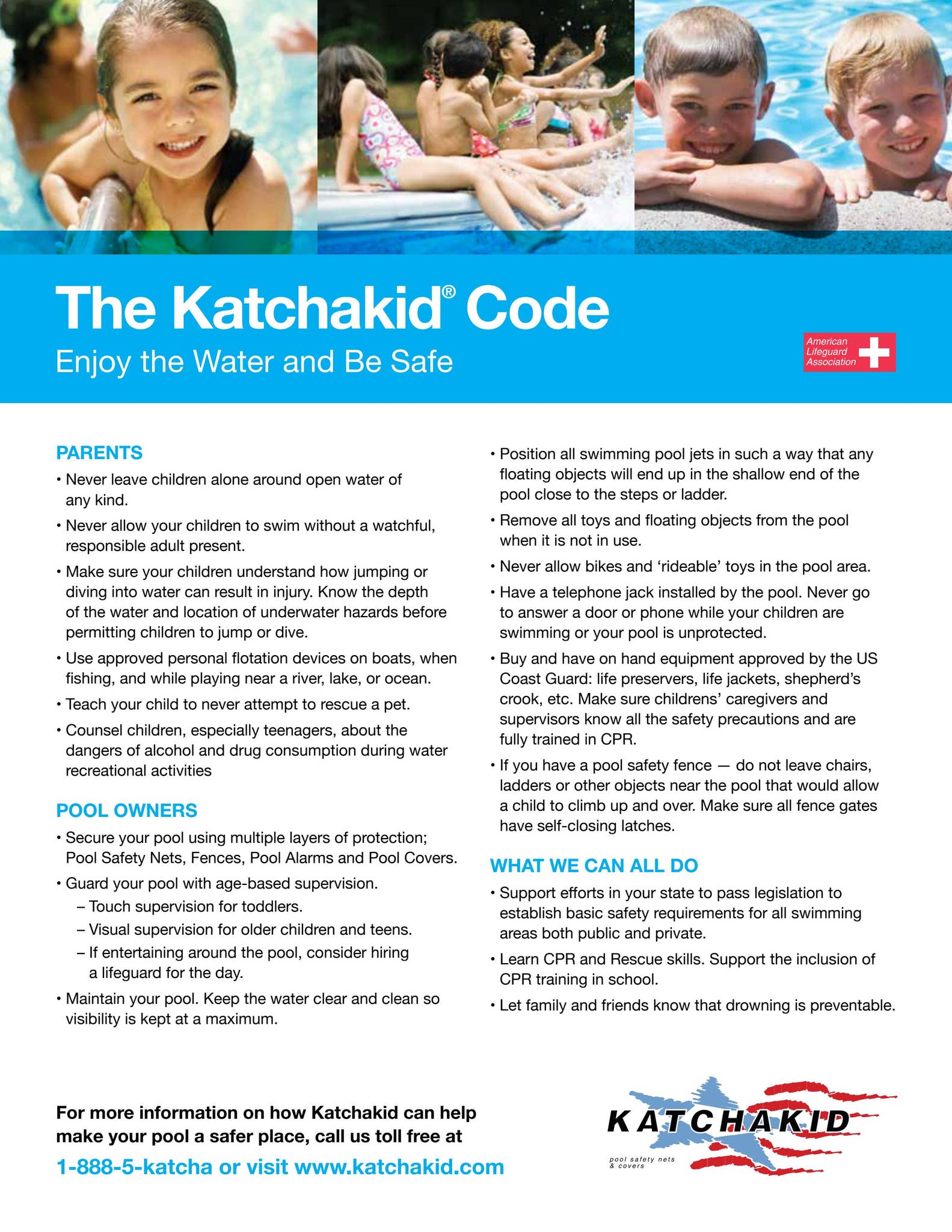 The Katchakid Pool Safety Code by Katchakid - Issuu