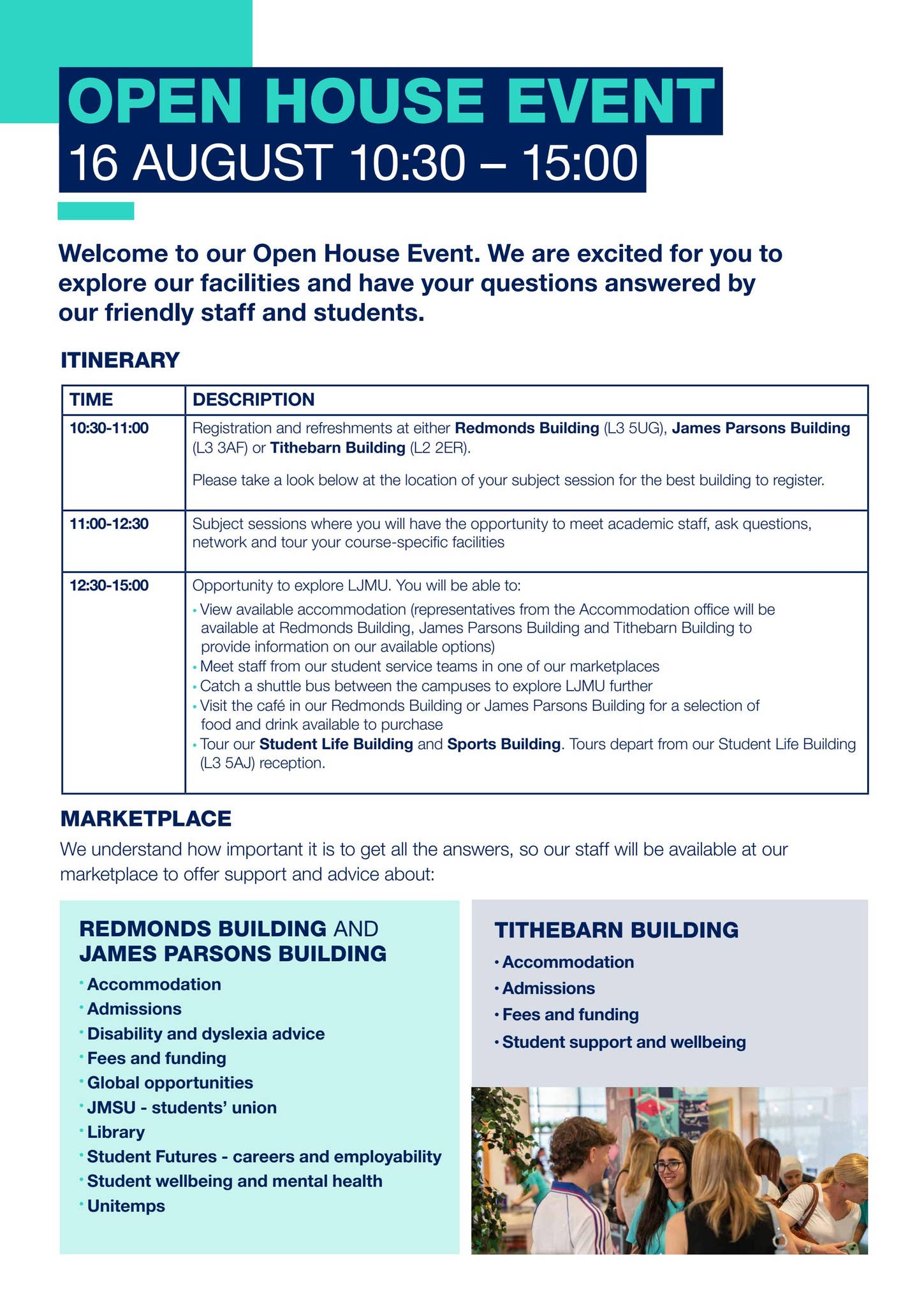 Open House Event Brochure AUGUST25 by Liverpool John Moores University ...