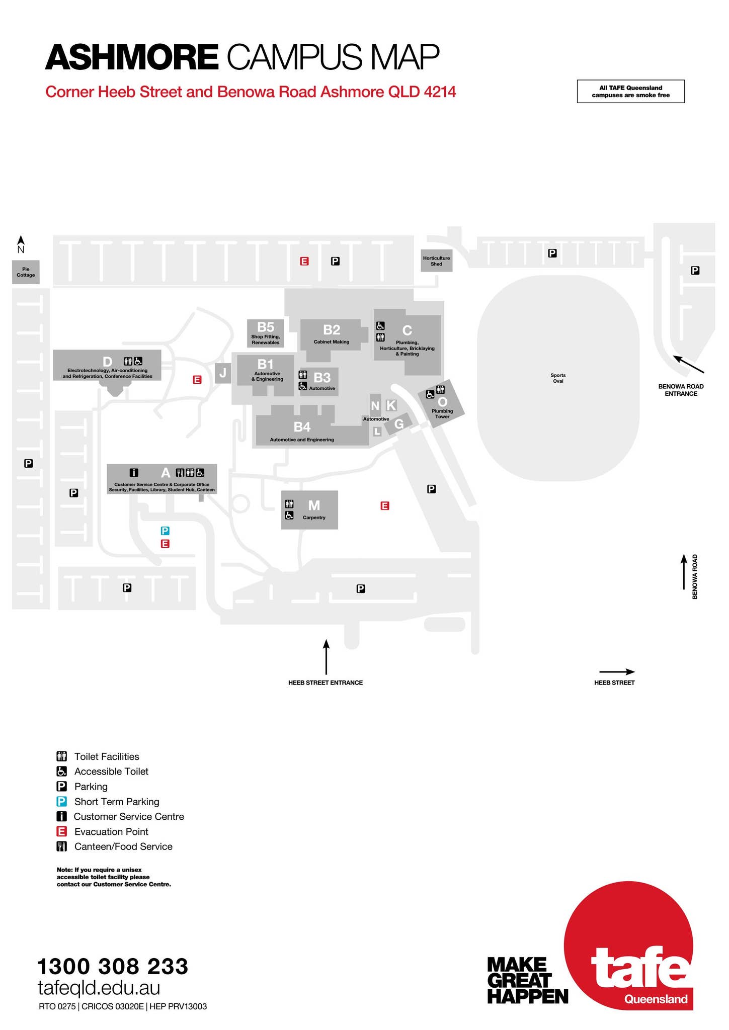 Ashmore Campus Map by tafeqldgctas - Issuu