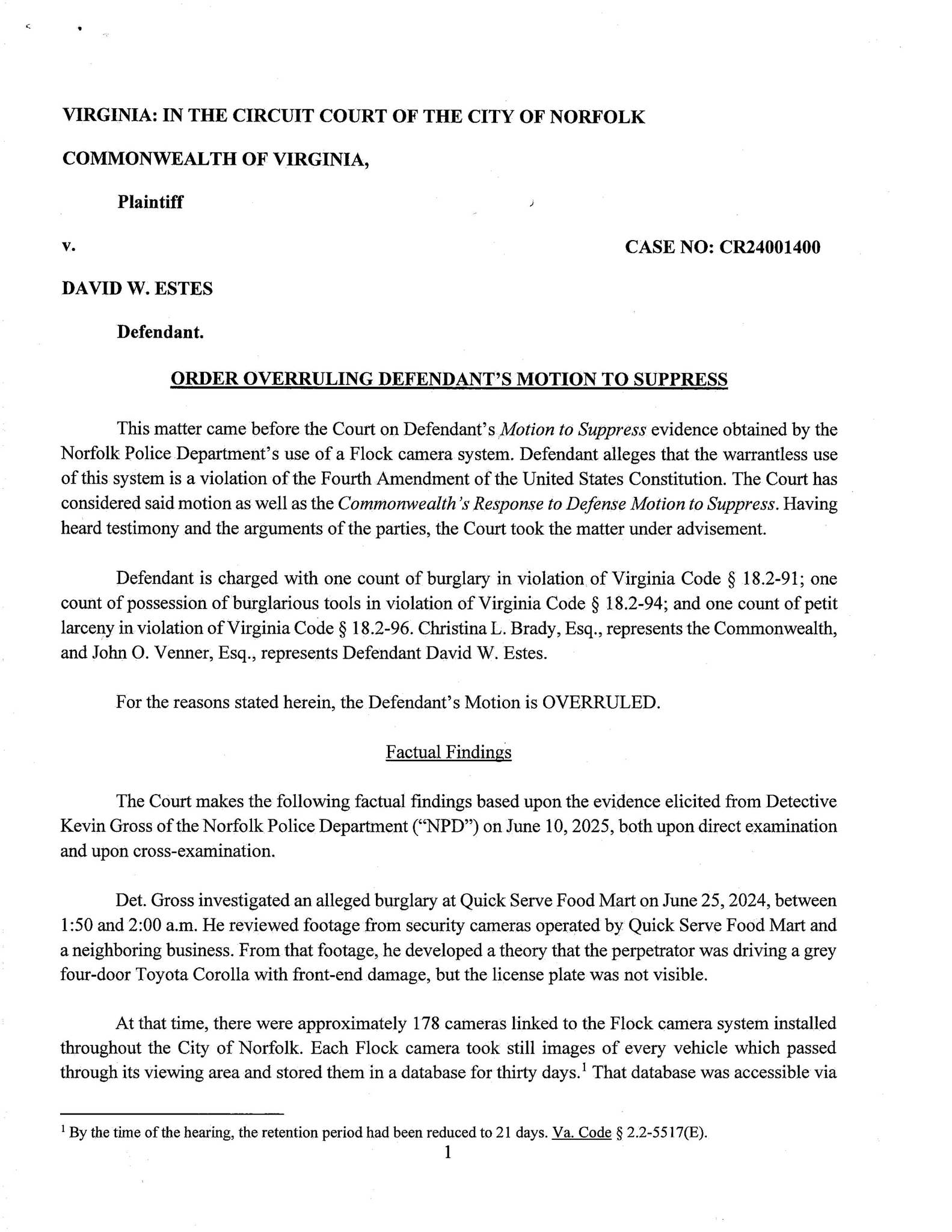 CW v David Estes CR24-1400 by Norfolk Circuit Court Clerk's Office - Issuu