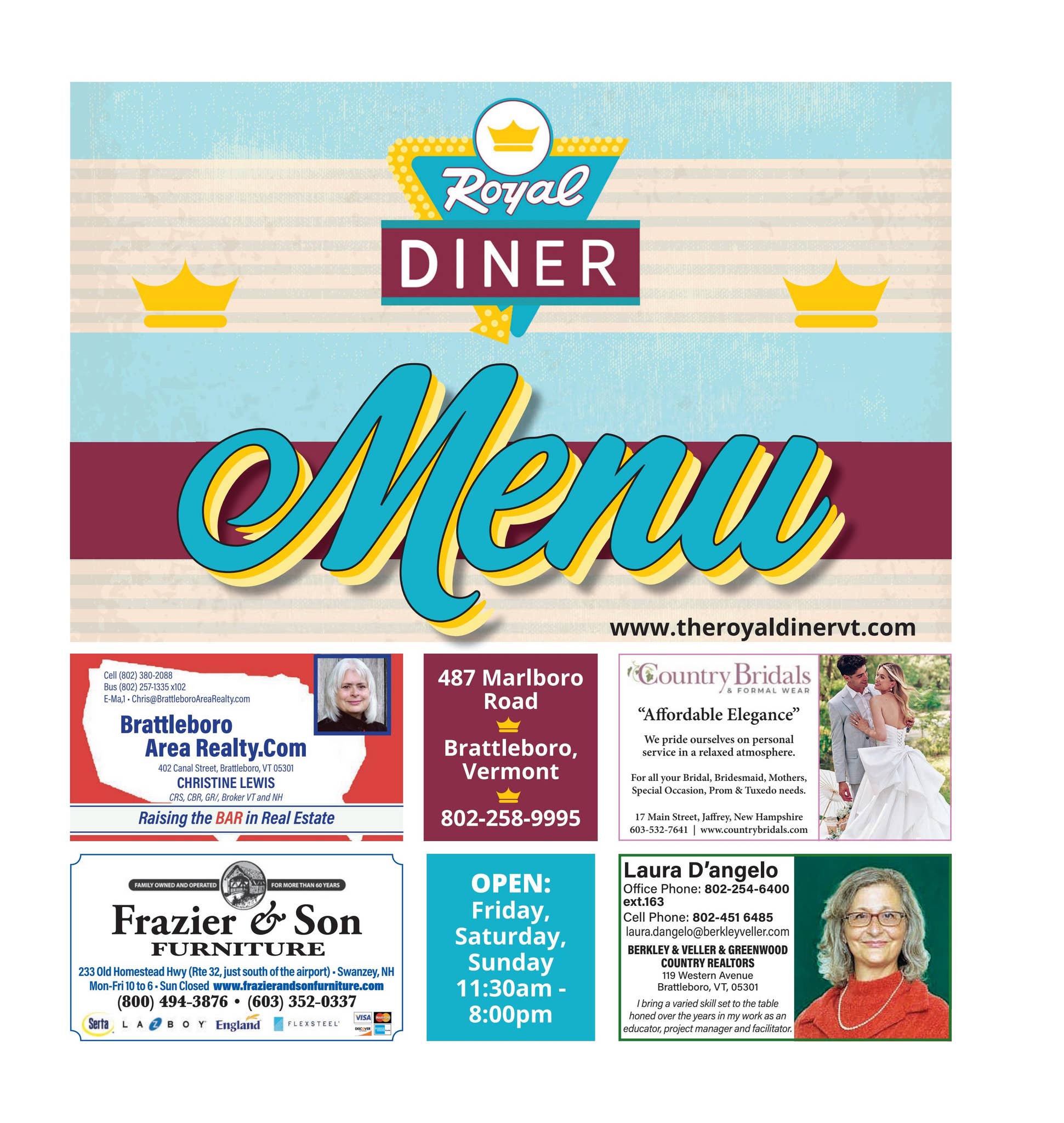2025 Royal Diner Menu by New England Newspapers, Inc. - Issuu