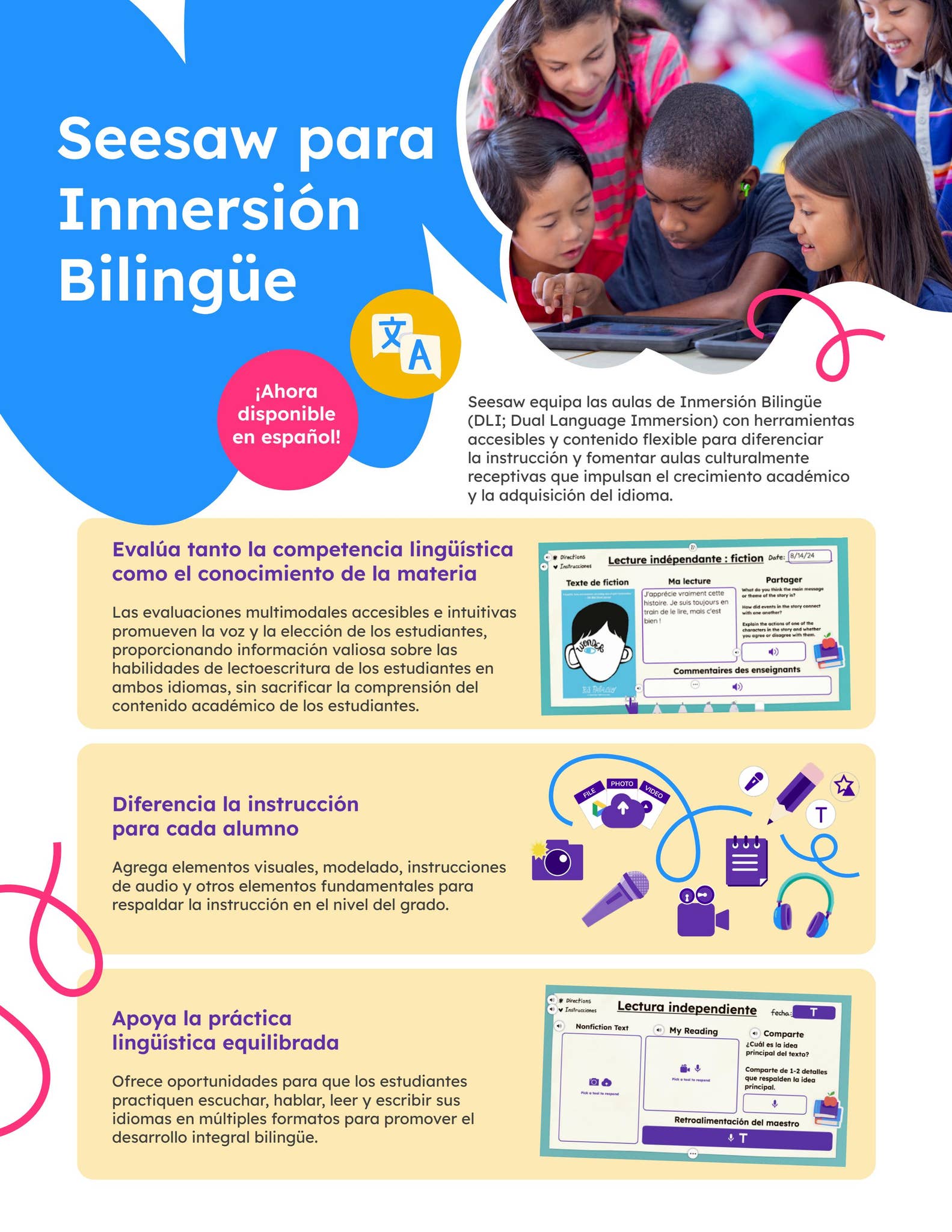 Seesaw for Dual Language Immersion (Spanish) by seesawlearning - Issuu