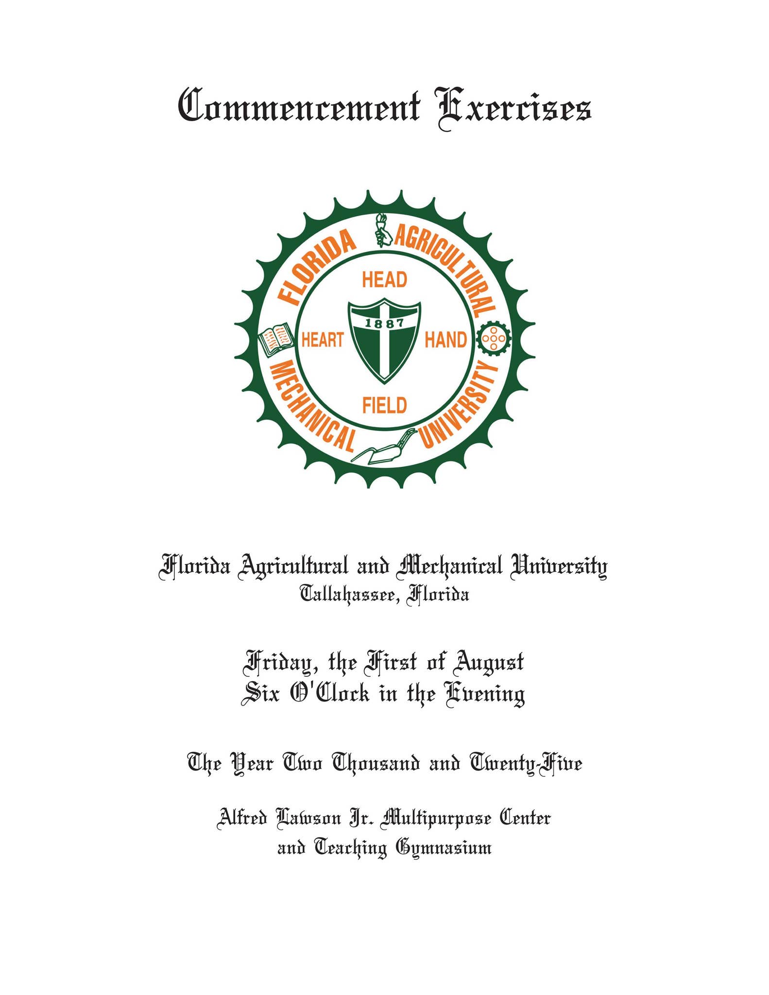 FAMU Summer 2025 Commencement Program by FAMU Communications - Issuu