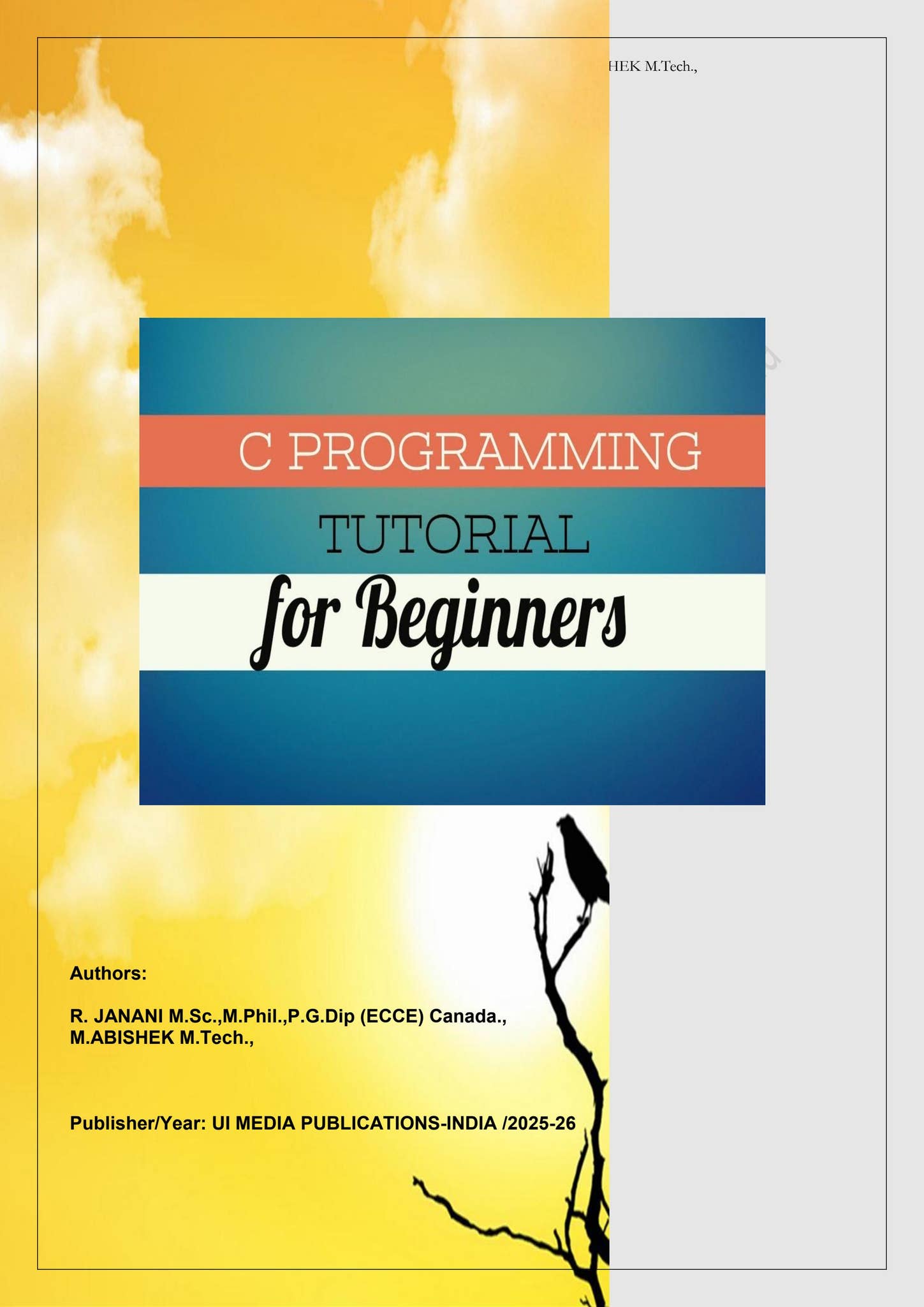 C-PROGRAMMING TUTORIALS ISSUU by UI MEDIA PUBLICATIONS -India - Issuu