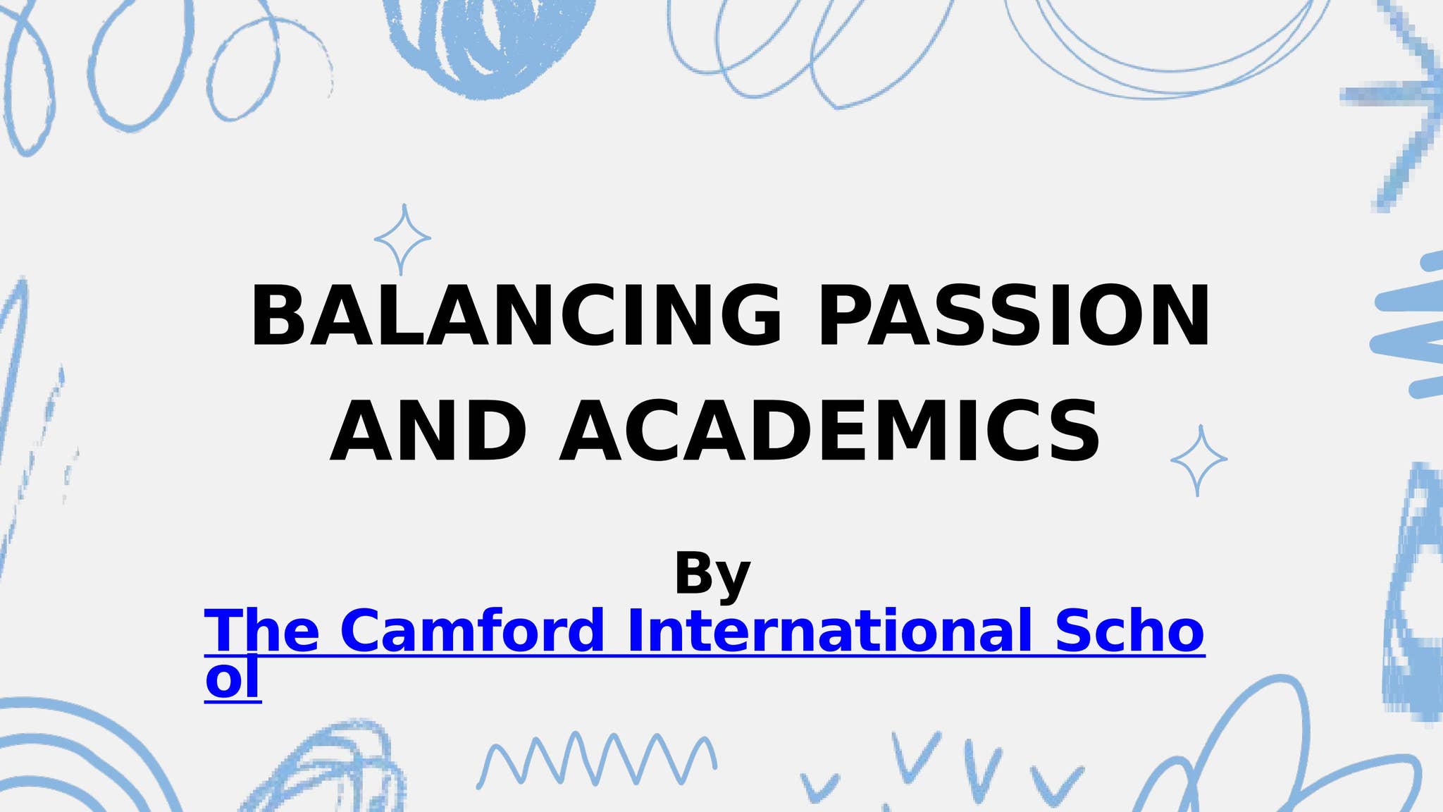 BALANCING PASSION AND ACADEMICS _best cbse school_The Camford ...