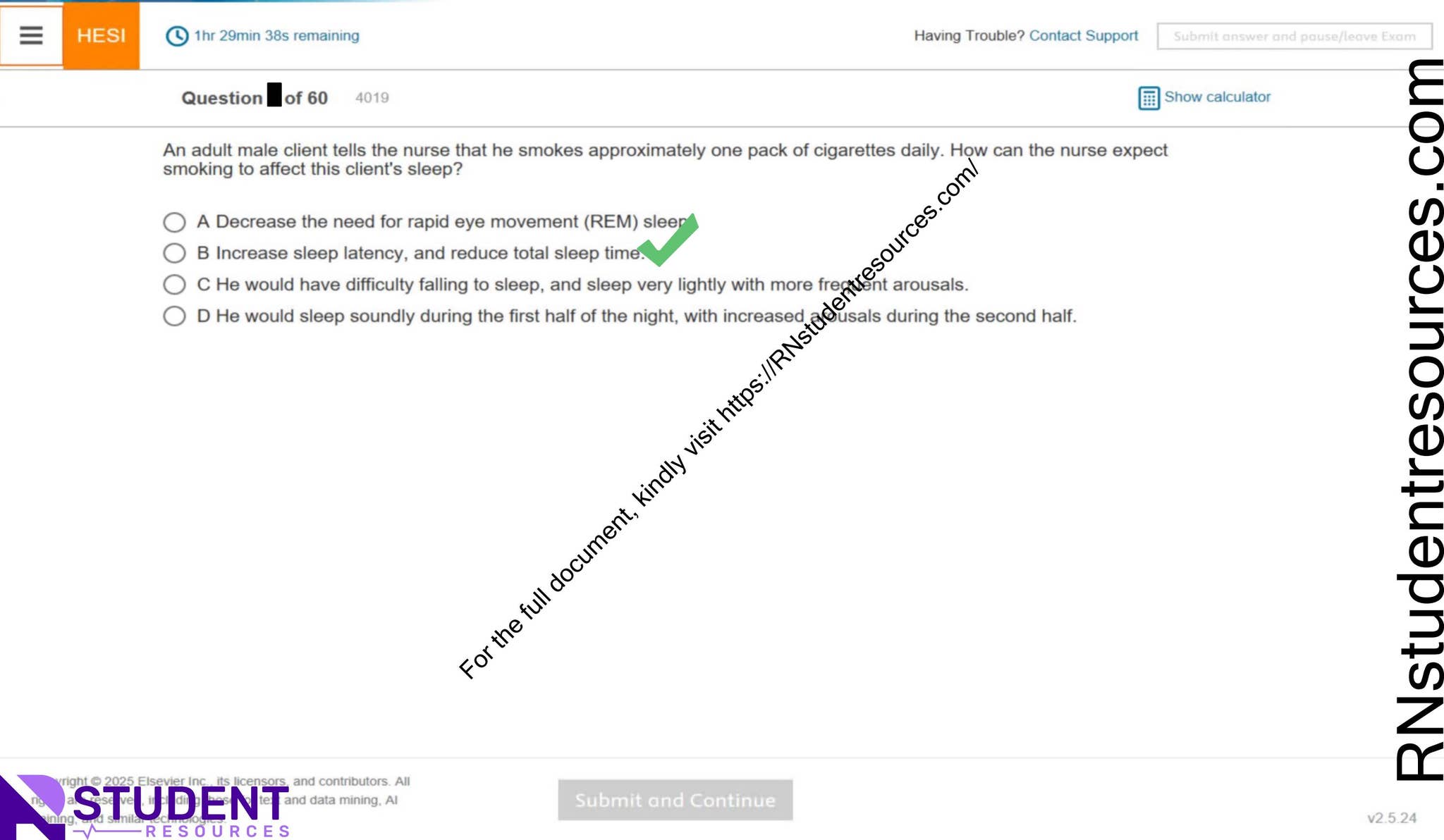 Nightingale BSN 246 Pharmacology Health Assessment With Answers by RN Student Resources - Issuu