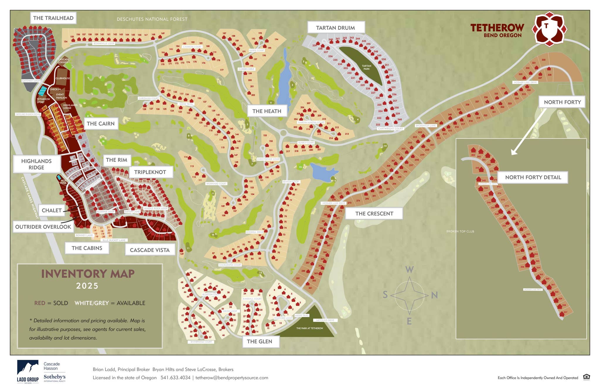 Tetherow Map - 2025 by Ladd Group, Cascade Sotheby's International ...
