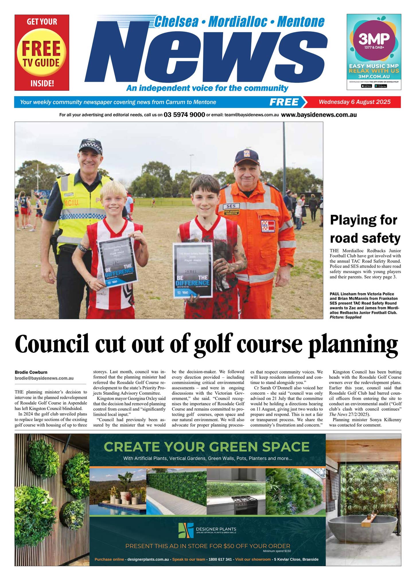 Chelsea Mordialloc Mentone News 6th August 2025 by Mornington Peninsula ...