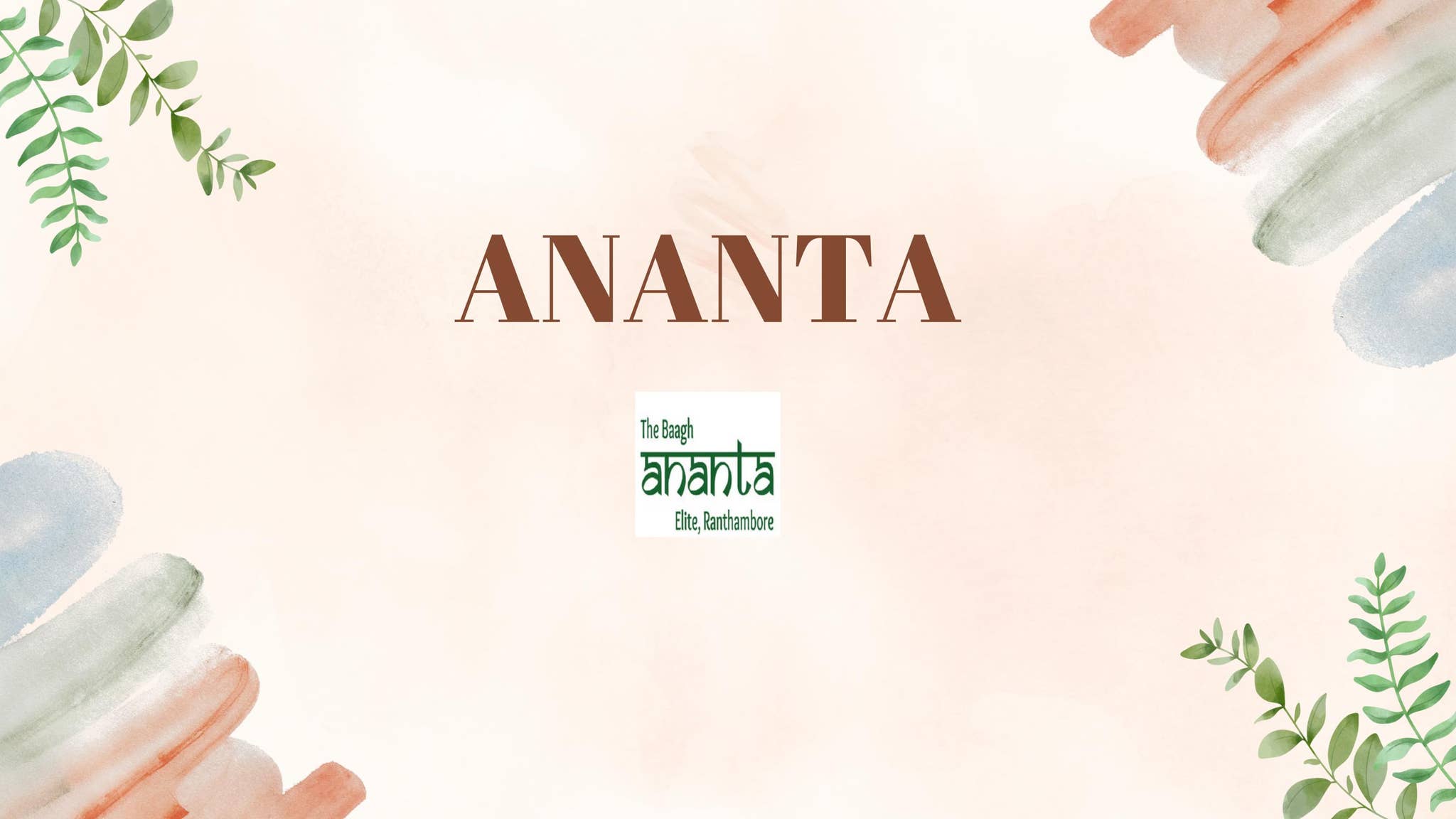 Ananta – The Best Resort in Ranthambore by Ananya Pandey - Issuu