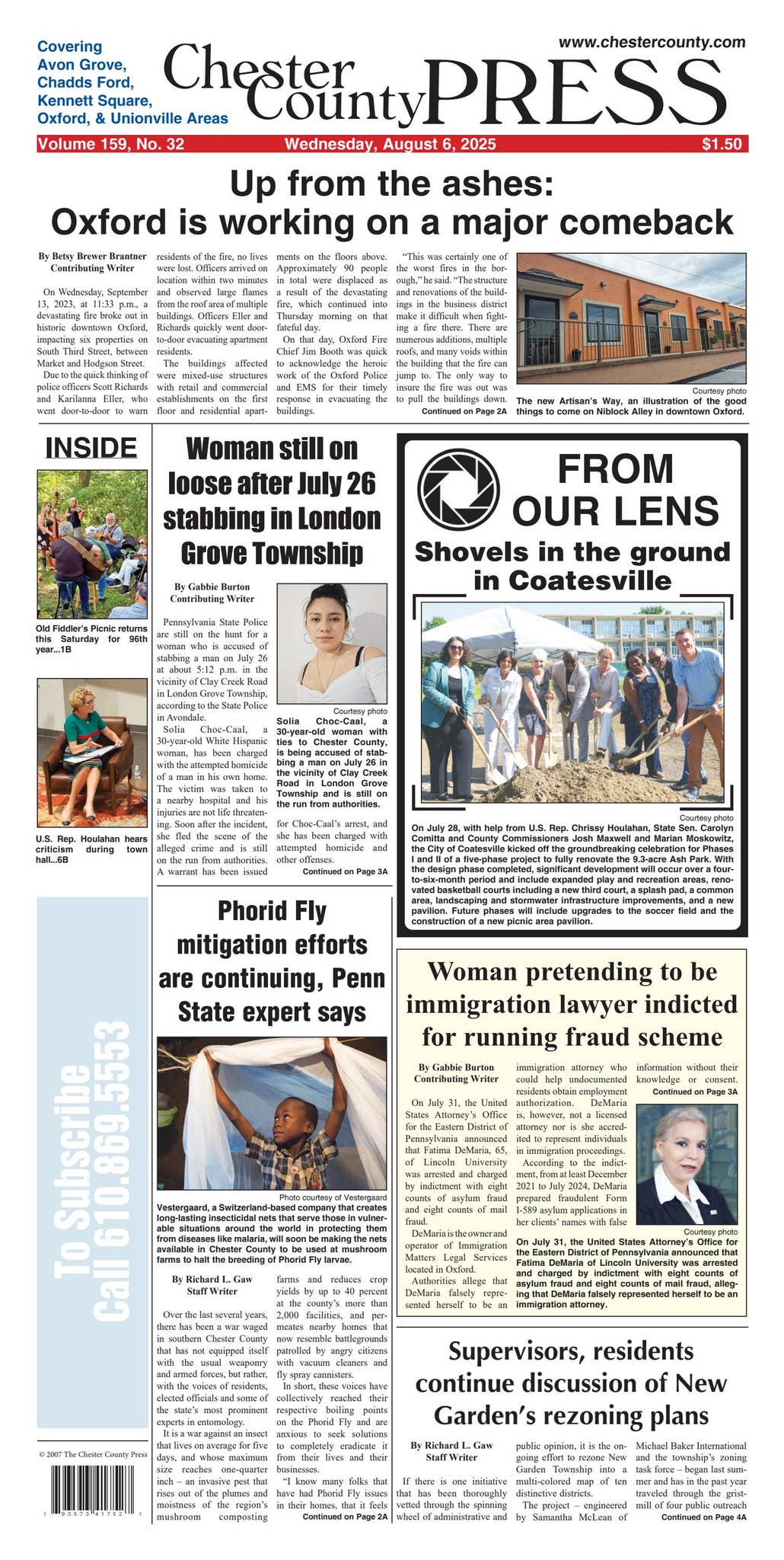 Chester County Press 08-06-2025 Edition by Ad Pro Inc. - Issuu