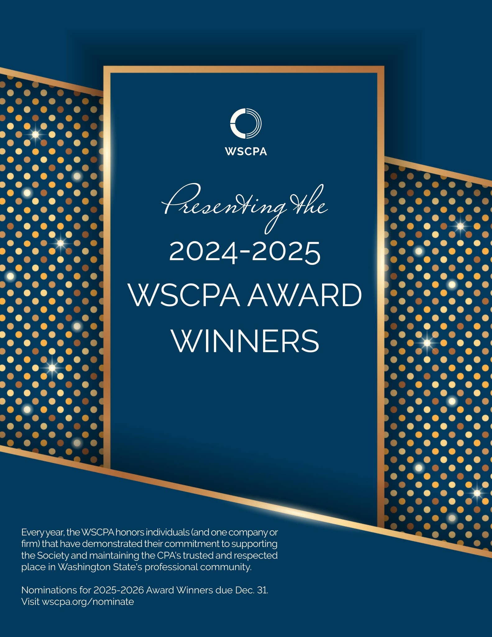 2024-2025 WSCPA Award Winners by Washington Society of CPAs - Issuu