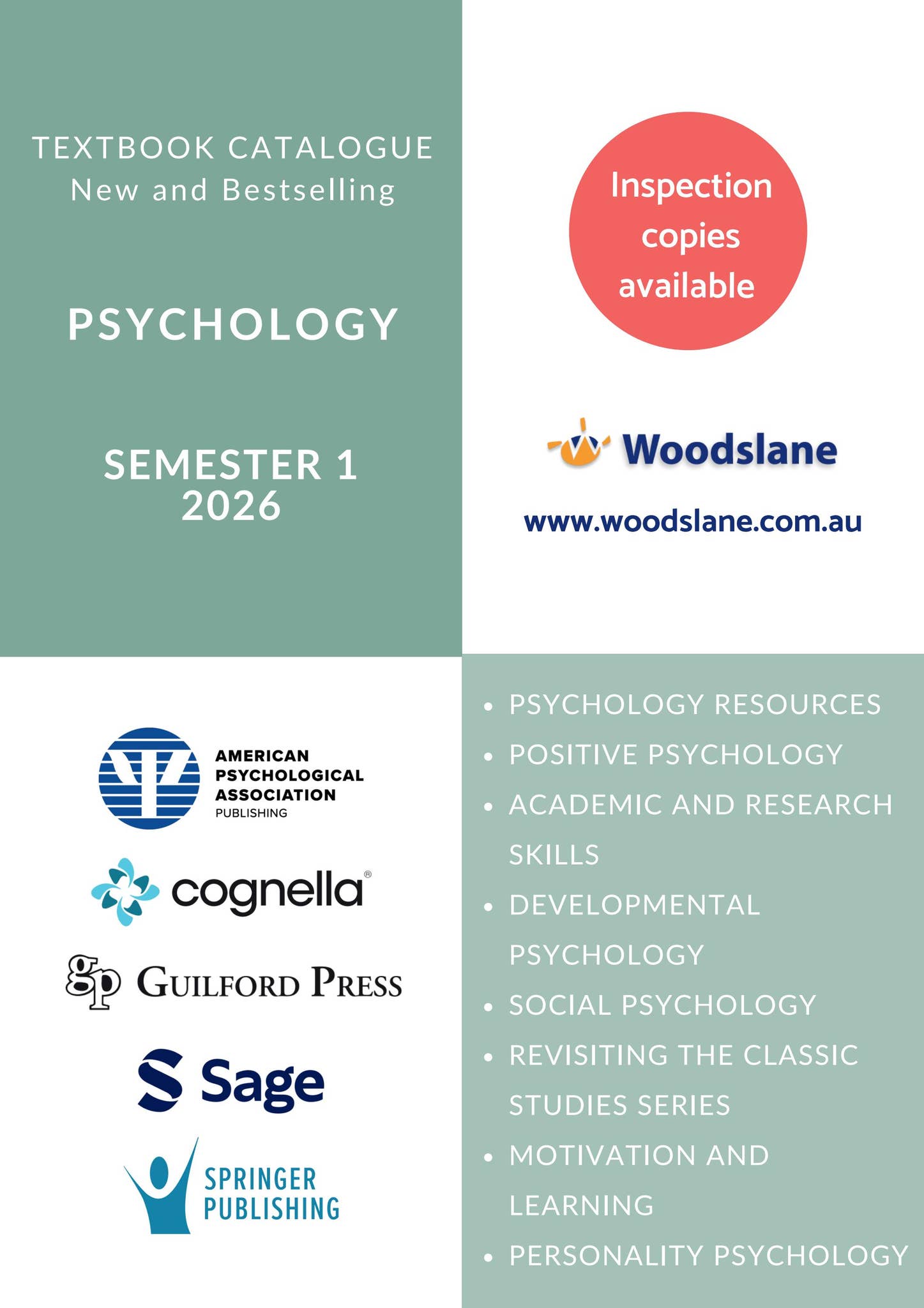 Psychology Textbook Catalogue Semester 1 26 by Woodslane Pty Ltd - Issuu