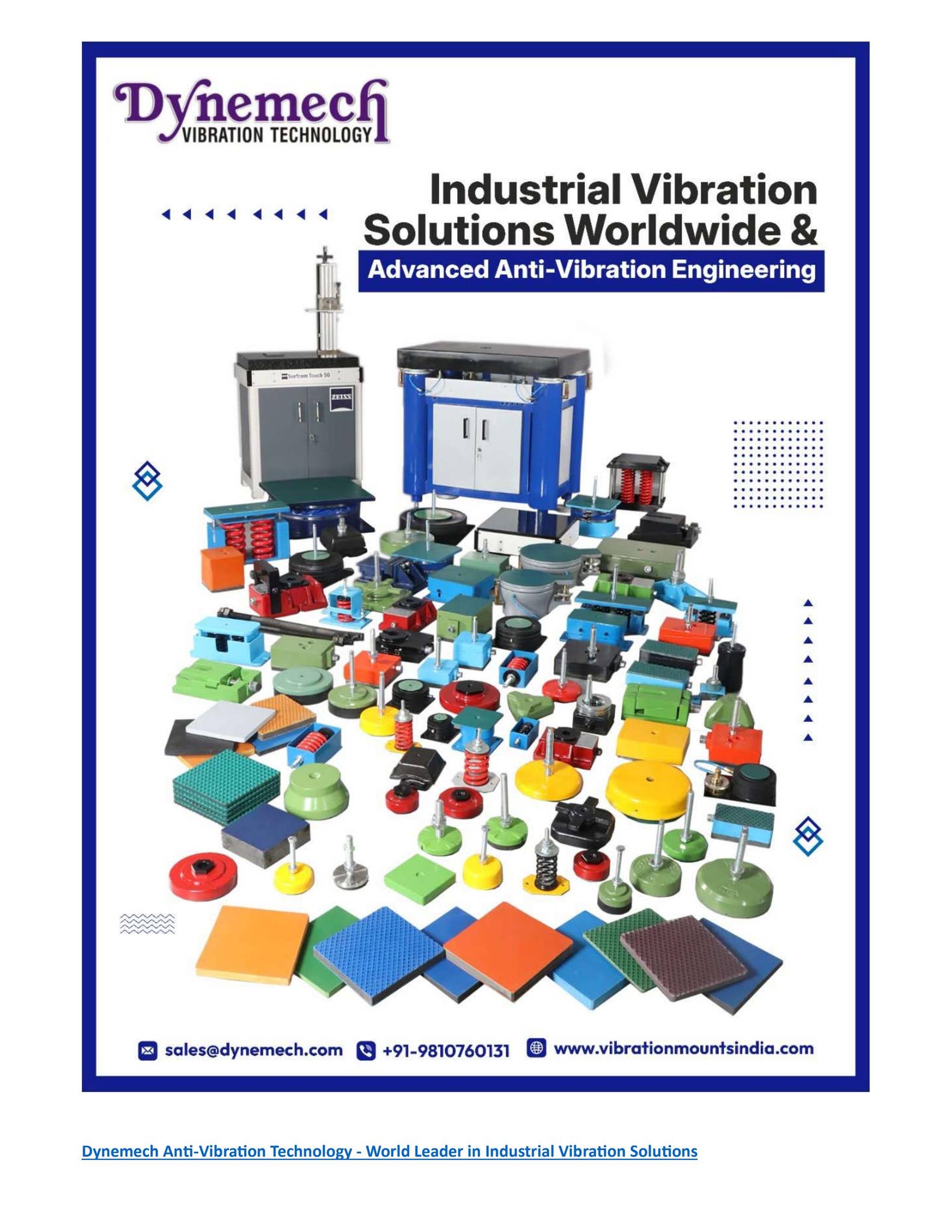 Dynemech Anti-Vibration Technology - World Leader in Industrial ...