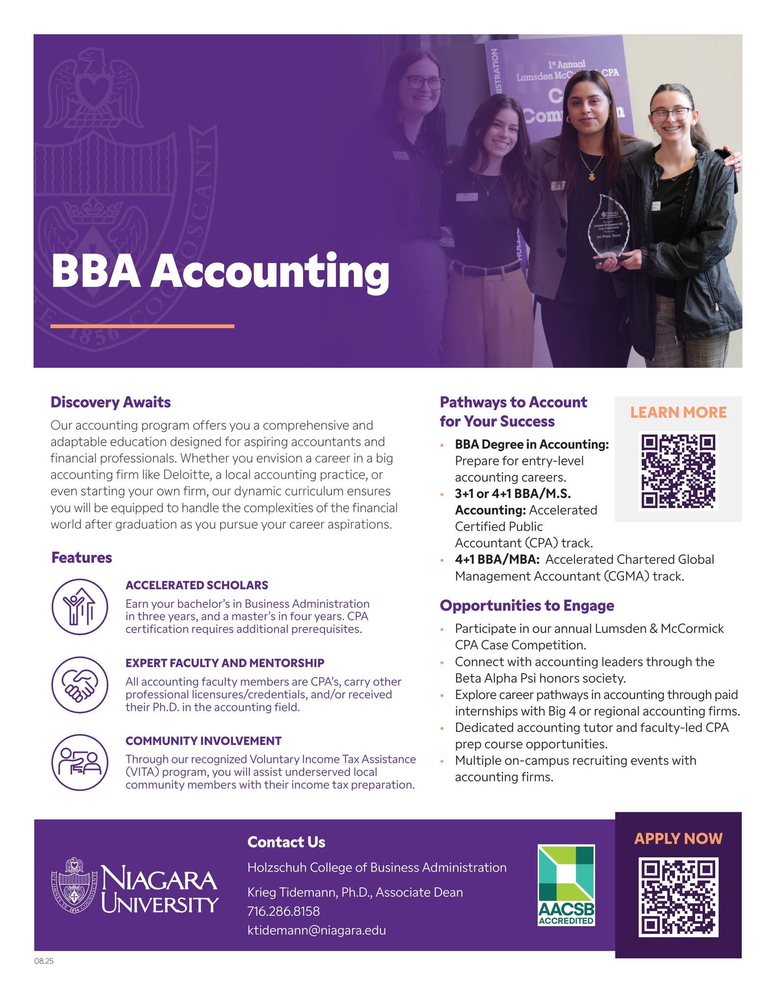 BBA Accounting by Niagara University - Issuu