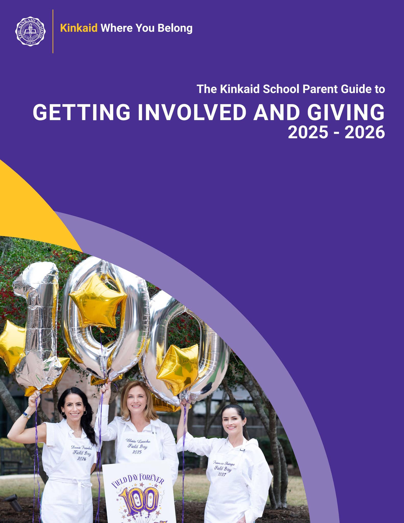 Kinkaid Parent Guide to Getting Involved and Giving by The Kinkaid ...