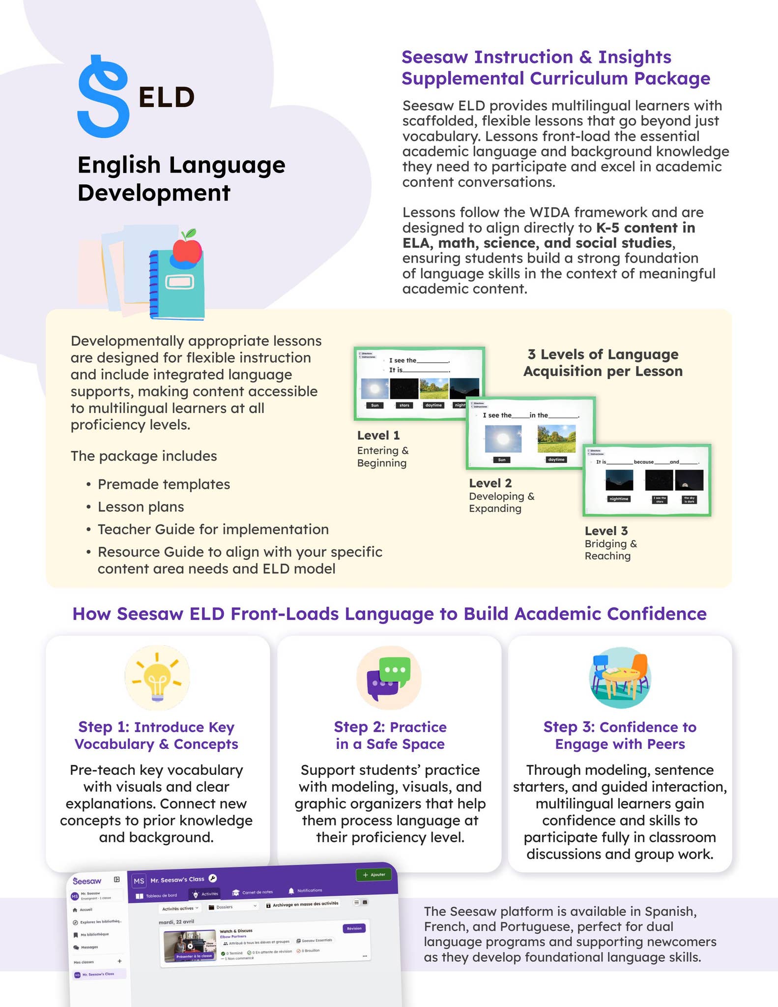 Seesaw English Language Development (Multilingual Learners) by seesawlearning - Issuu